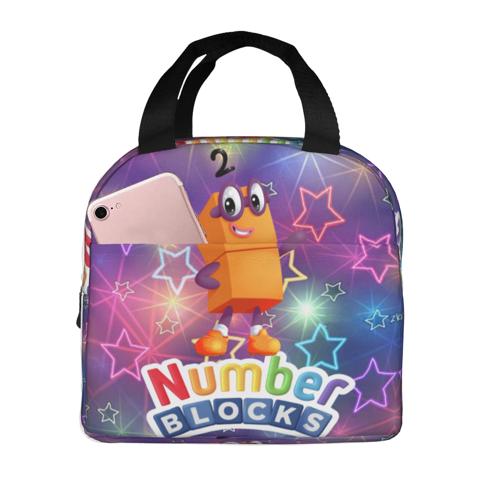 Numberblocks Lunch Box Lunch Bag Reusable Insulated Lunch Box Meal ...