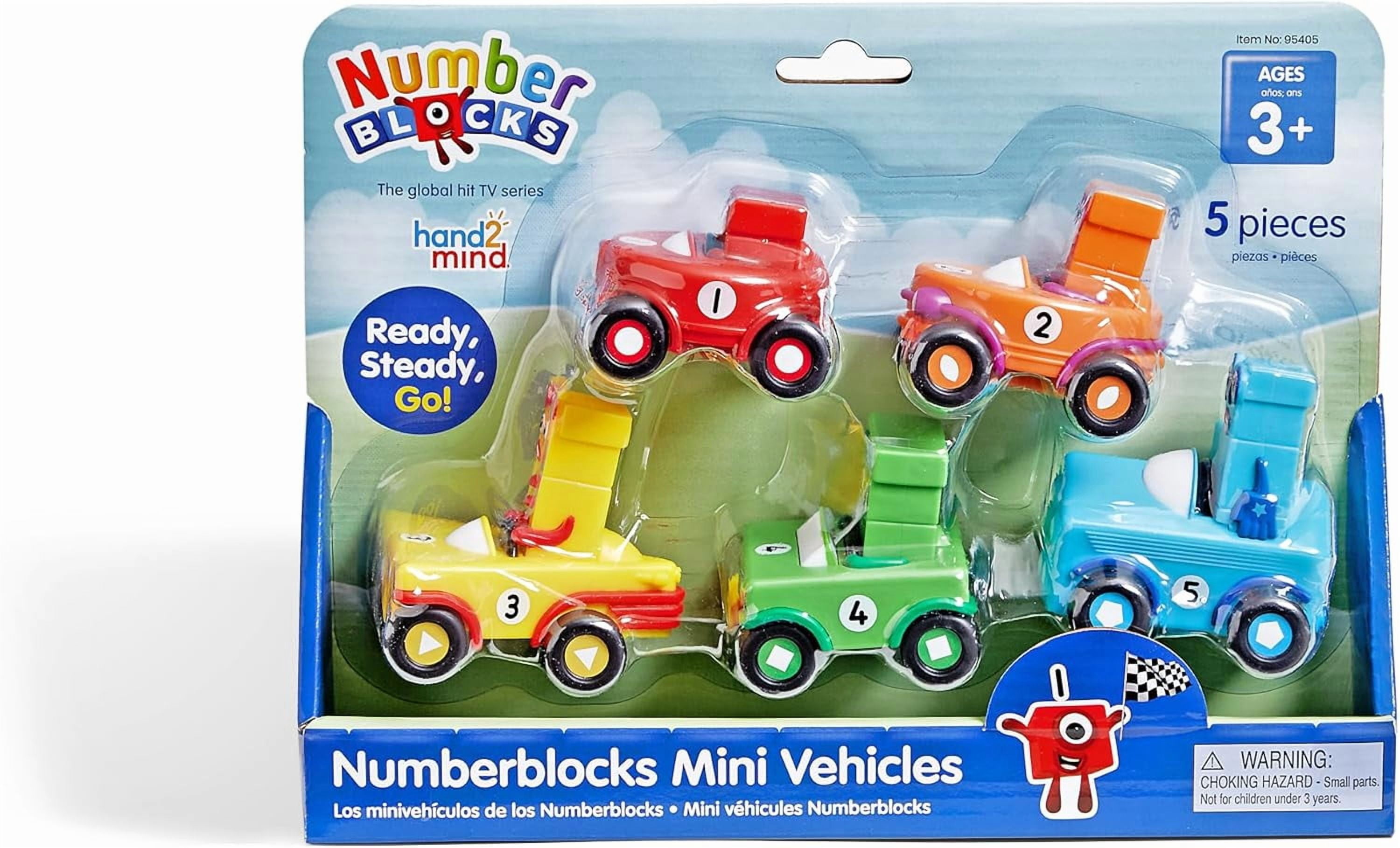Numberblocks Mini Vehicles, Race Car Toys, Toy Vehicle Playsets, Play ...