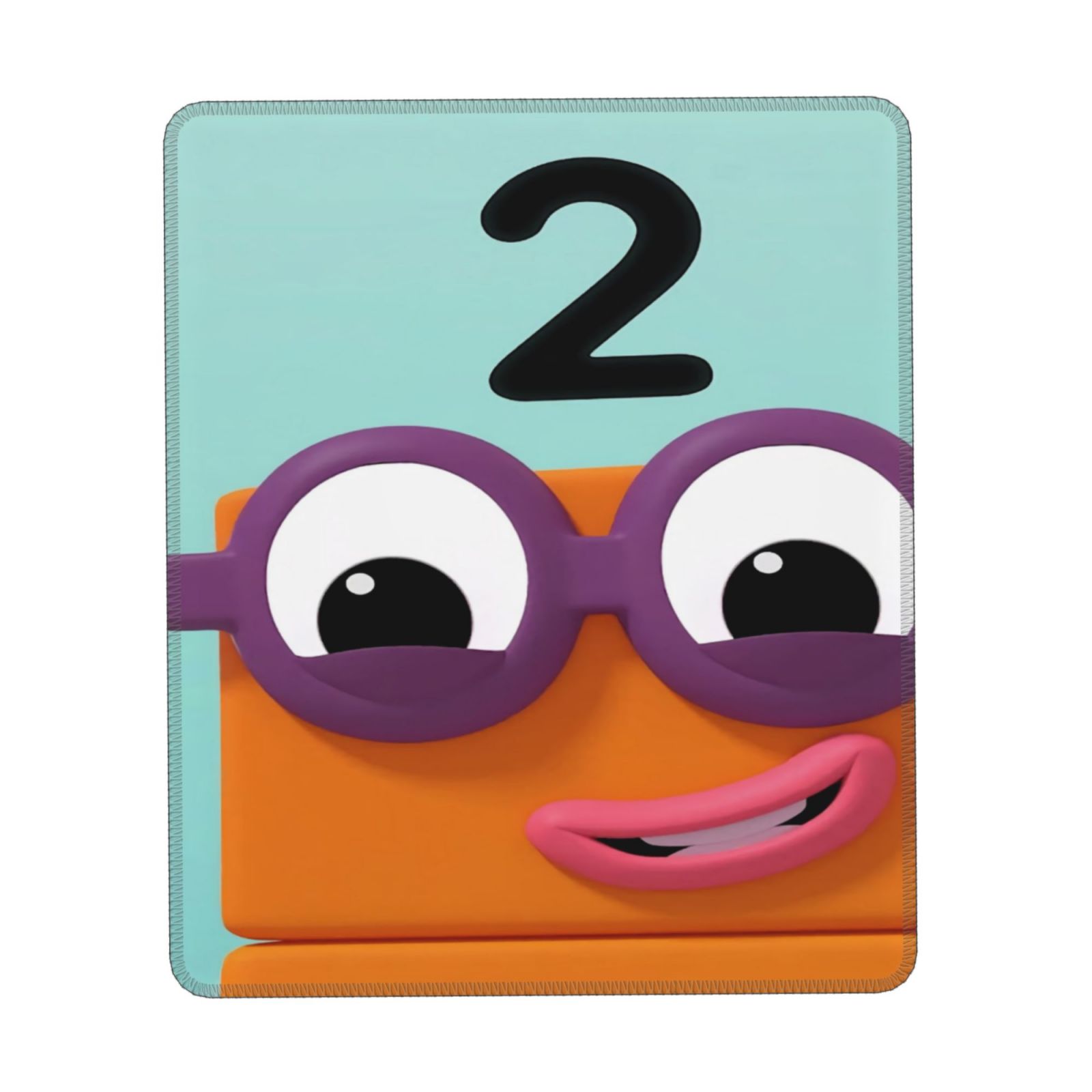 Numberblocks Mouse Pad Personalized Gaming Mouse Mat With Stitched Edge ...