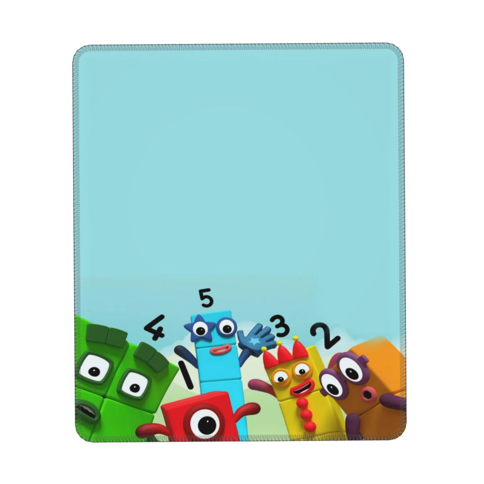 Numberblocks Mouse Pad Personalized Gaming Mouse Mat With Stitched Edge ...
