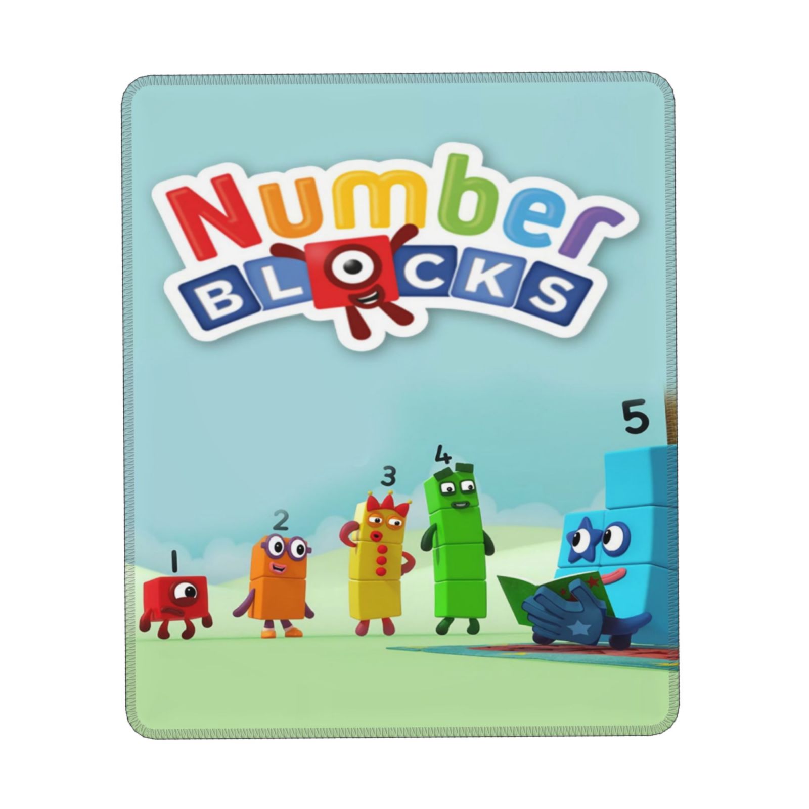 Numberblocks Mouse Pad Personalized Gaming Mouse Mat With Stitched Edge ...