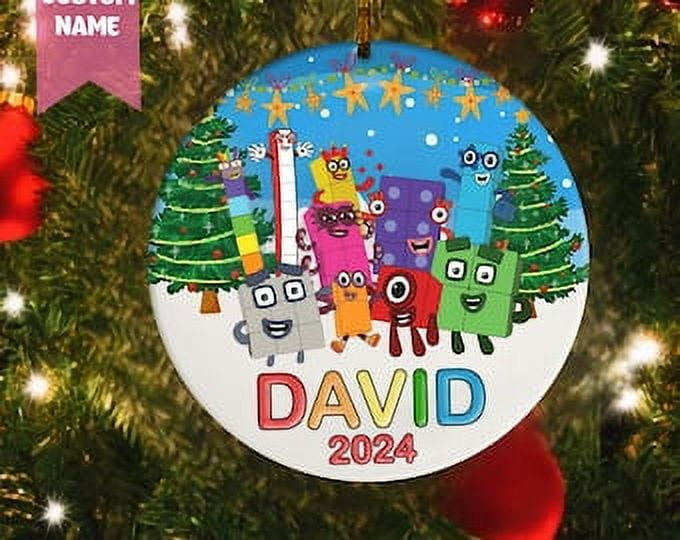 Numberblocks Ornament, Custom Numberblocks Christmas Ornament ...