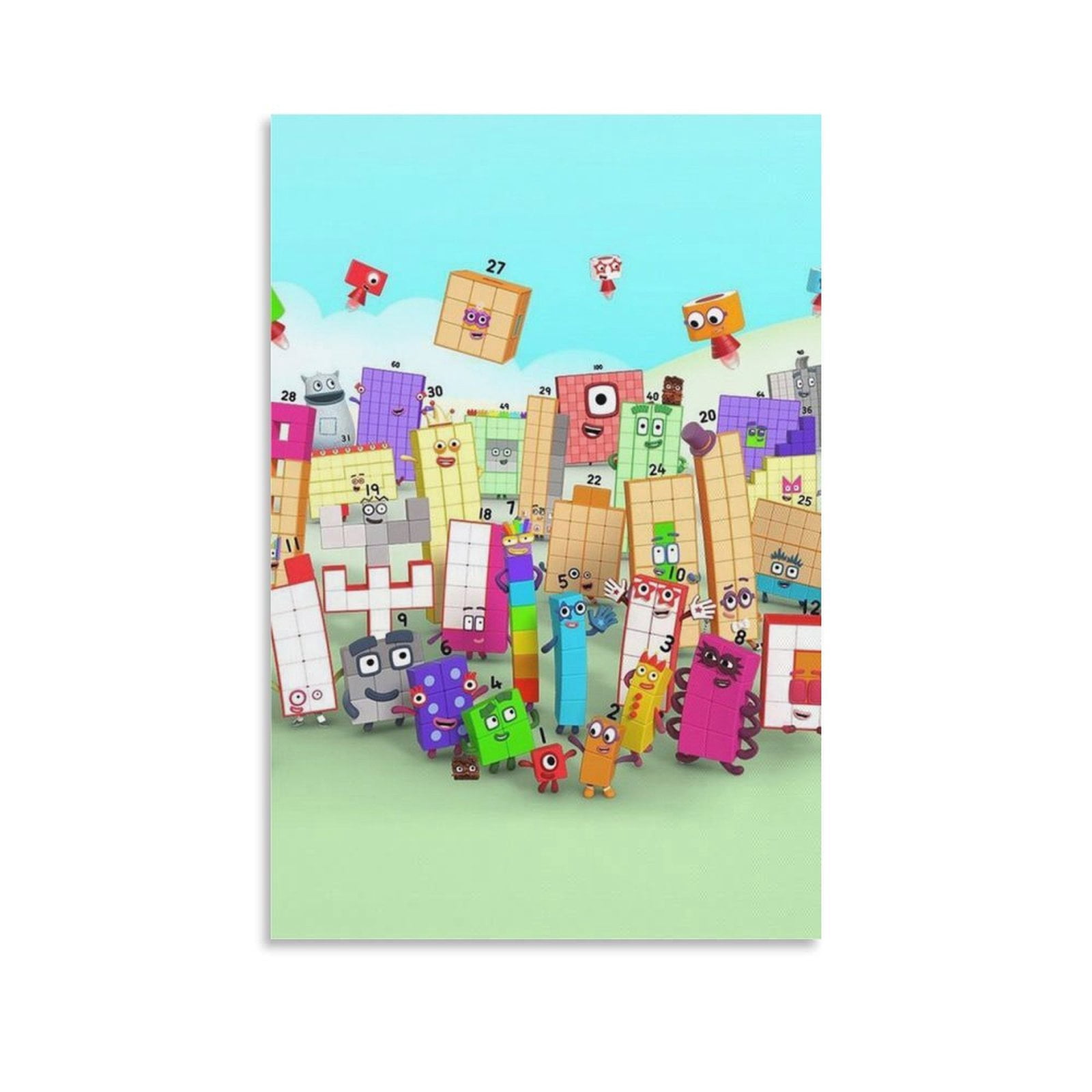 Numberblocks Paintings, 12x18inch(30x45cm) Single Hanging Painting Home ...