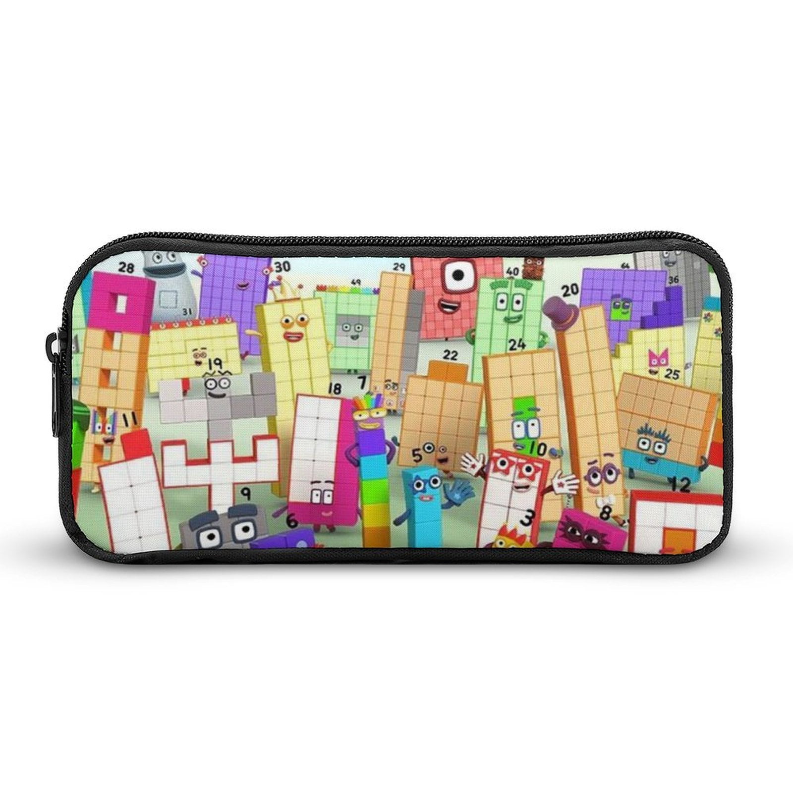 Numberblocks Pencil Case Portable Pencil Bag Zipper Cosmetic Bag High ...