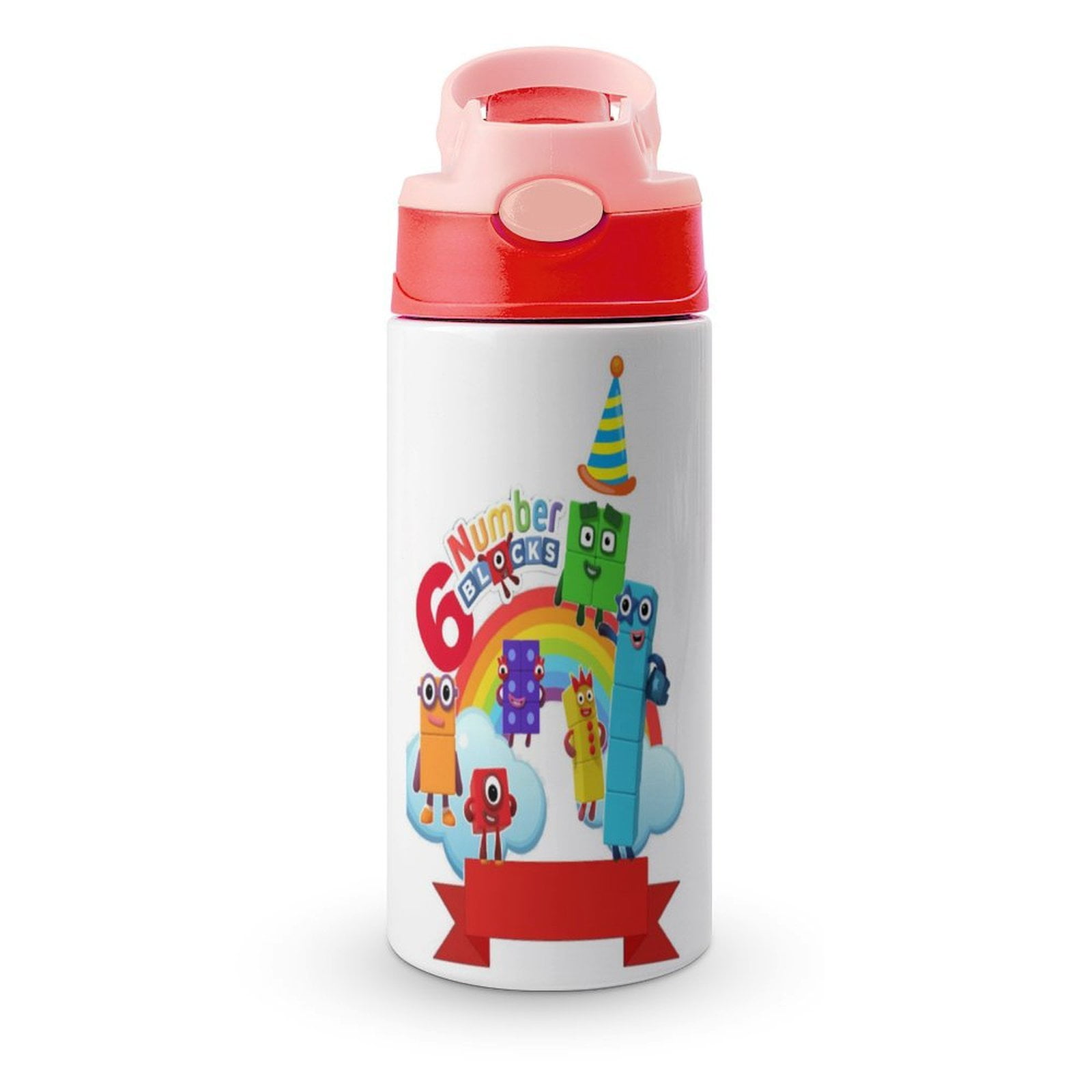 Numberblocks Portable Water Bottle Insulated Stainless Steel Water Cup ...