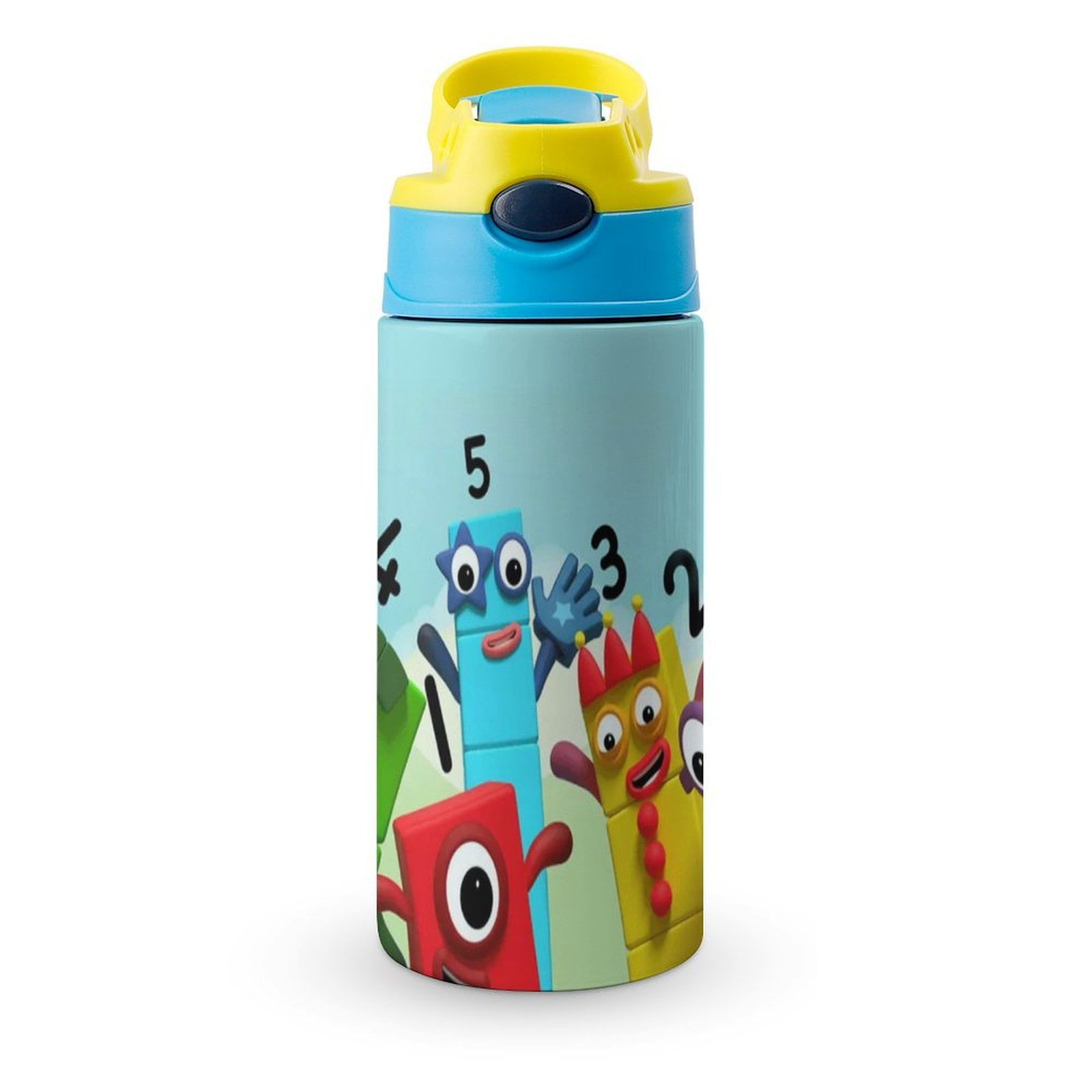 Numberblocks Portable Water Bottle Insulated Stainless Steel Water Cup ...