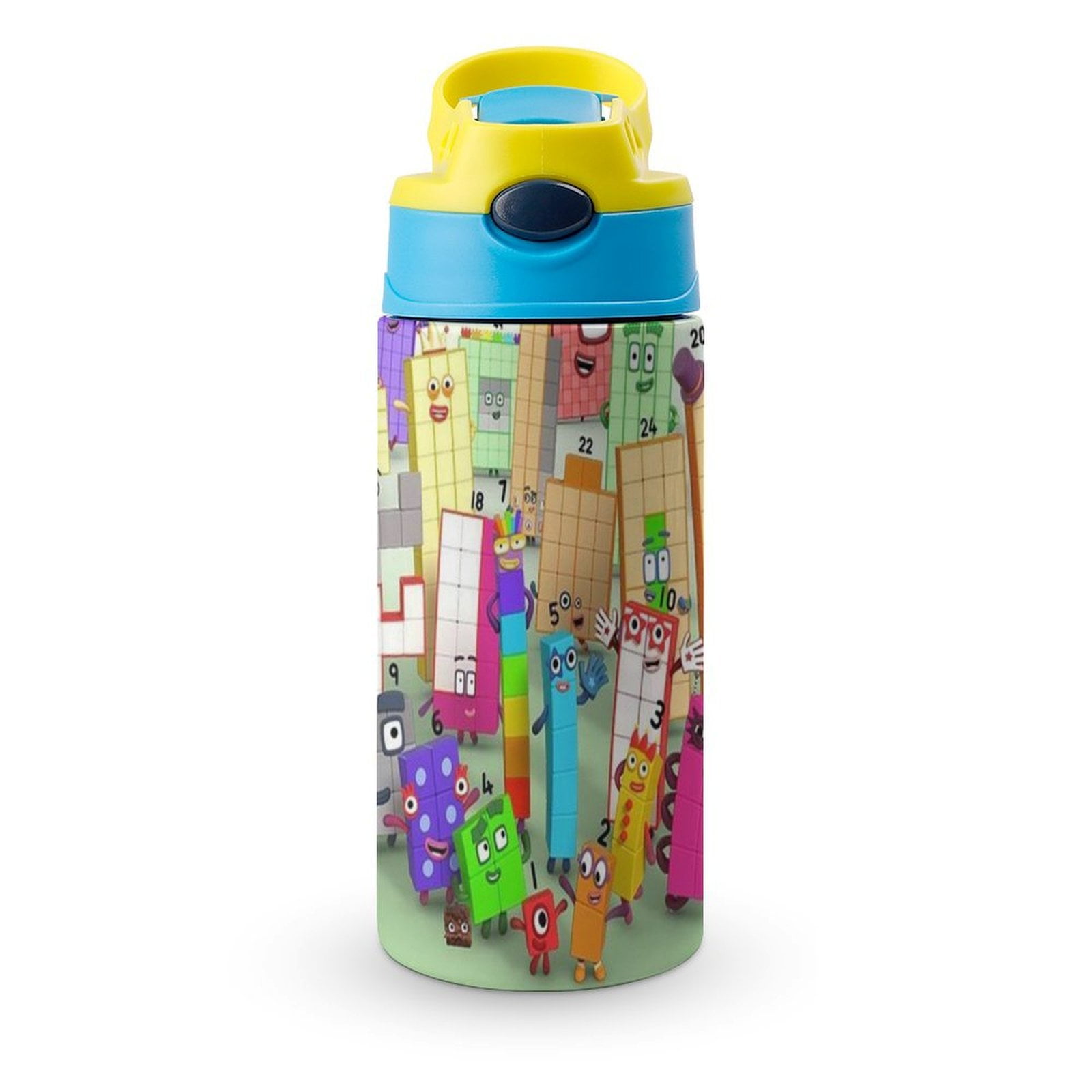Numberblocks Portable Water Bottle Insulated Stainless Steel Water Cup ...