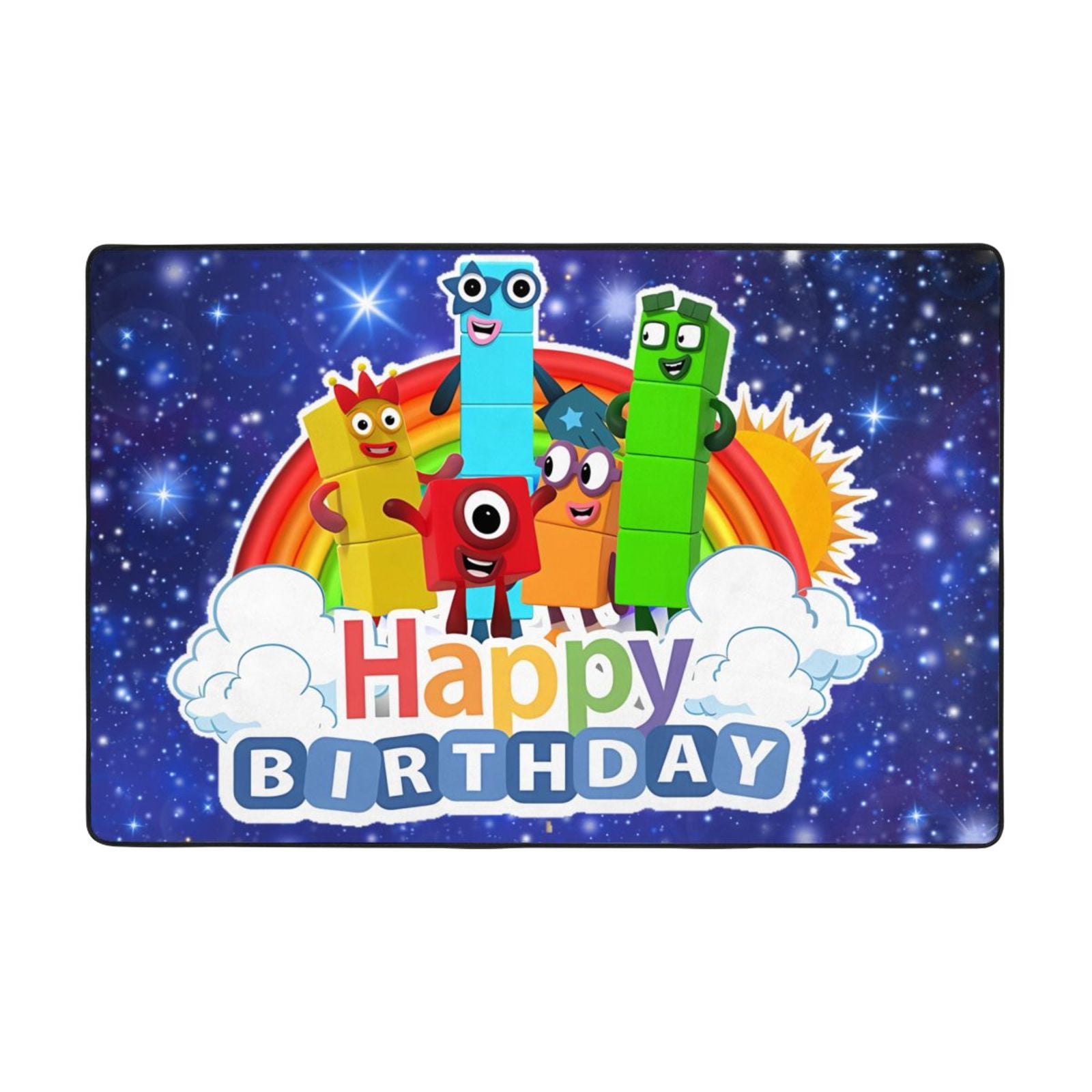 Numberblocks Rugs Washable Cover Floor Rug Carpets Bathroom Decorations ...