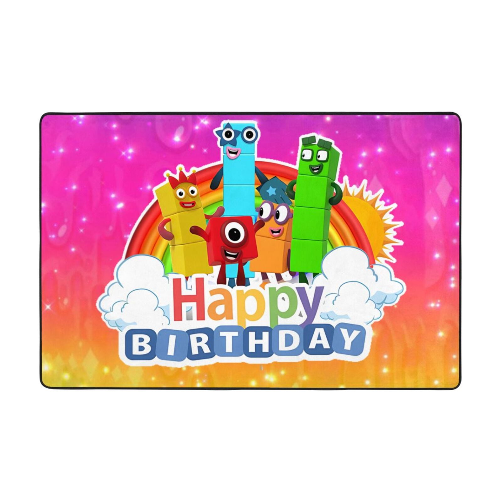 Numberblocks Rugs Washable Cover Floor Rug Carpets Bathroom Decorations ...