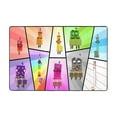 Numberblocks Rugs Washable Cover Floor Rug Carpets Bathroom Decorations ...