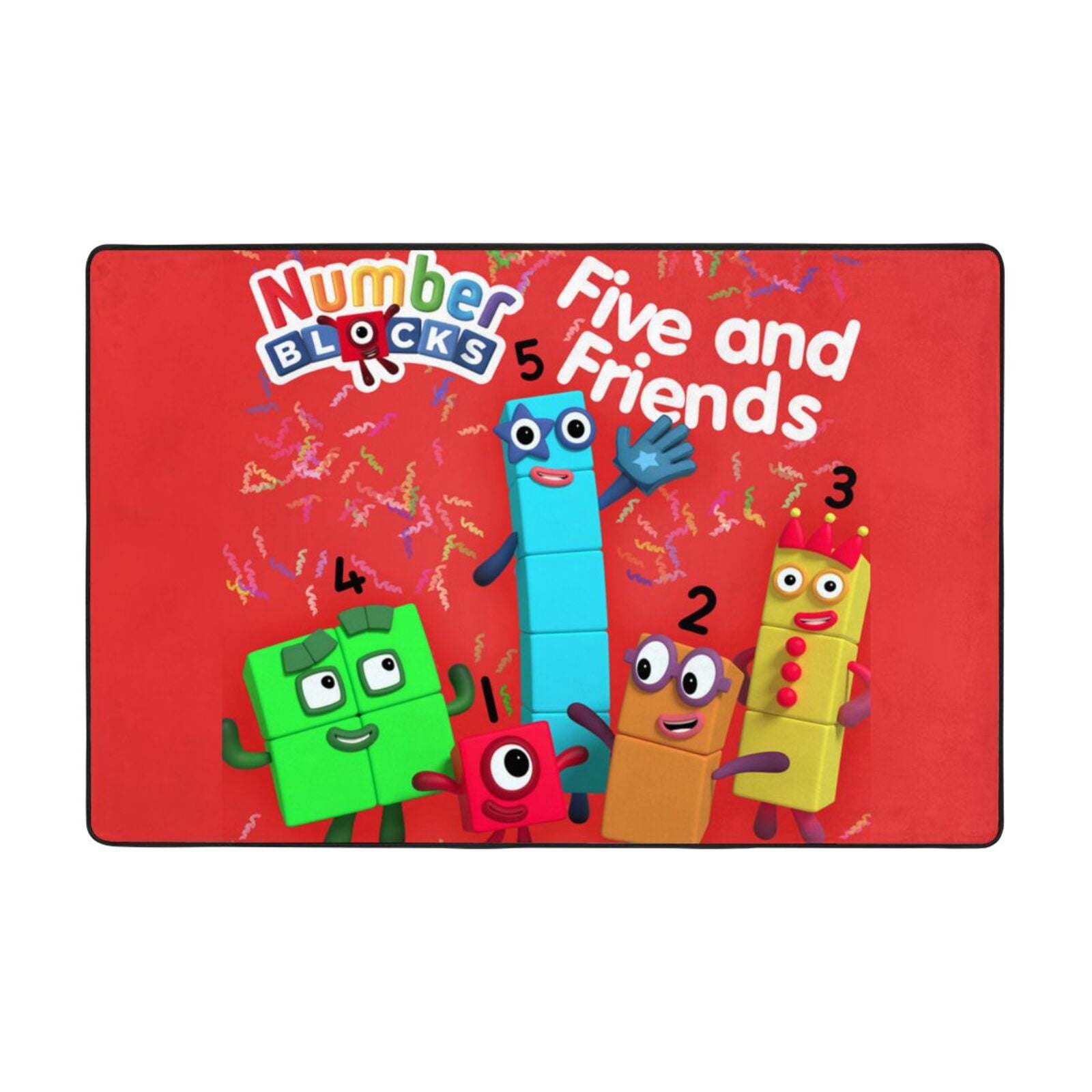 Numberblocks Rugs Washable Cover Floor Rug Carpets Bathroom Decorations ...