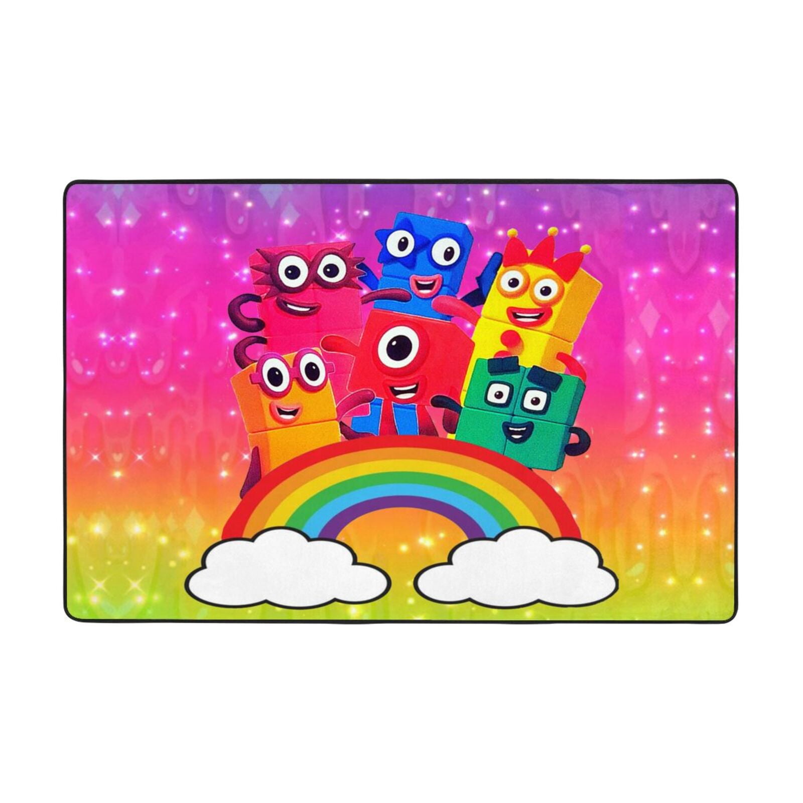 Numberblocks Rugs Washable Cover Floor Rug Carpets Bathroom Decorations ...