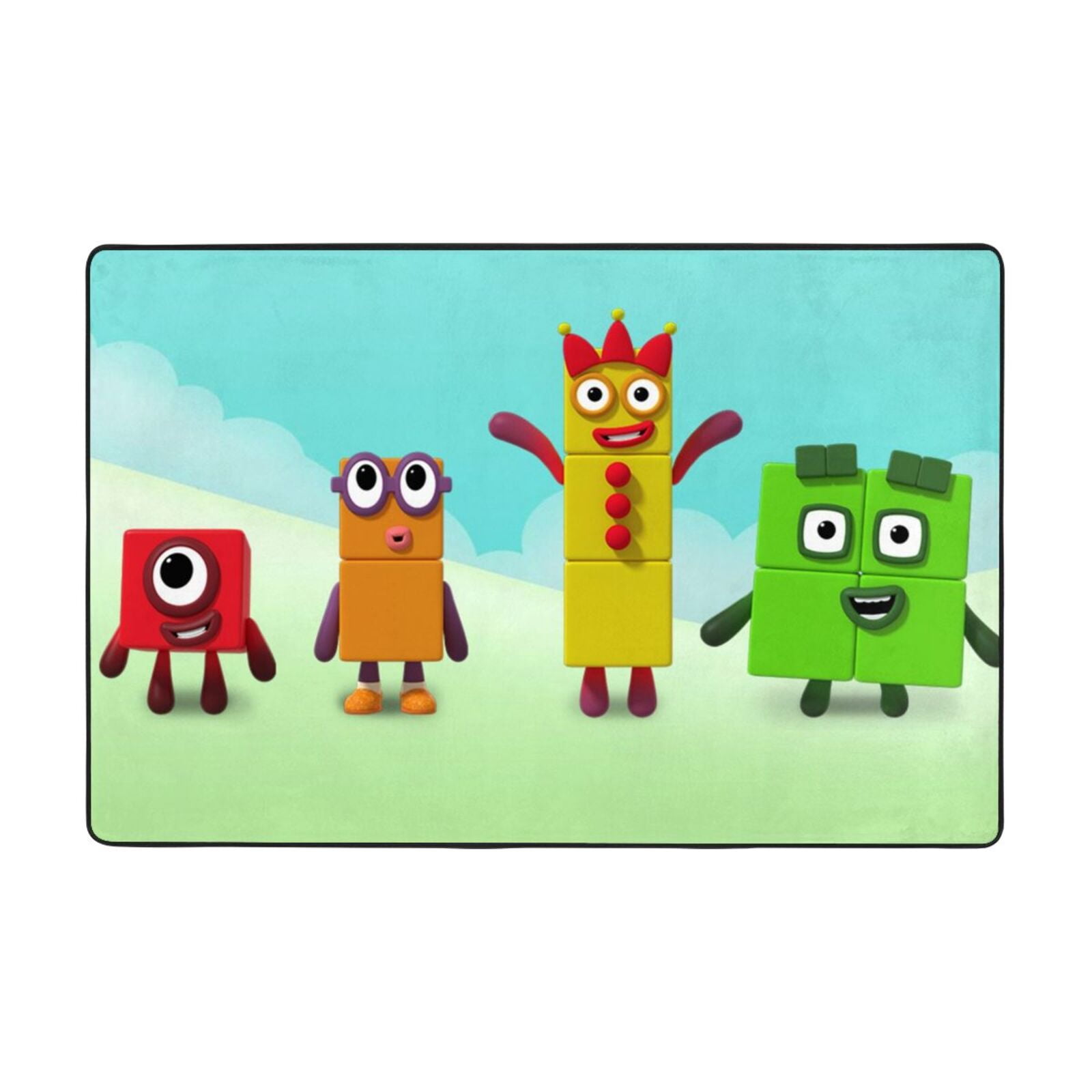 Numberblocks Rugs Washable Cover Floor Rug Carpets Bathroom Decorations ...