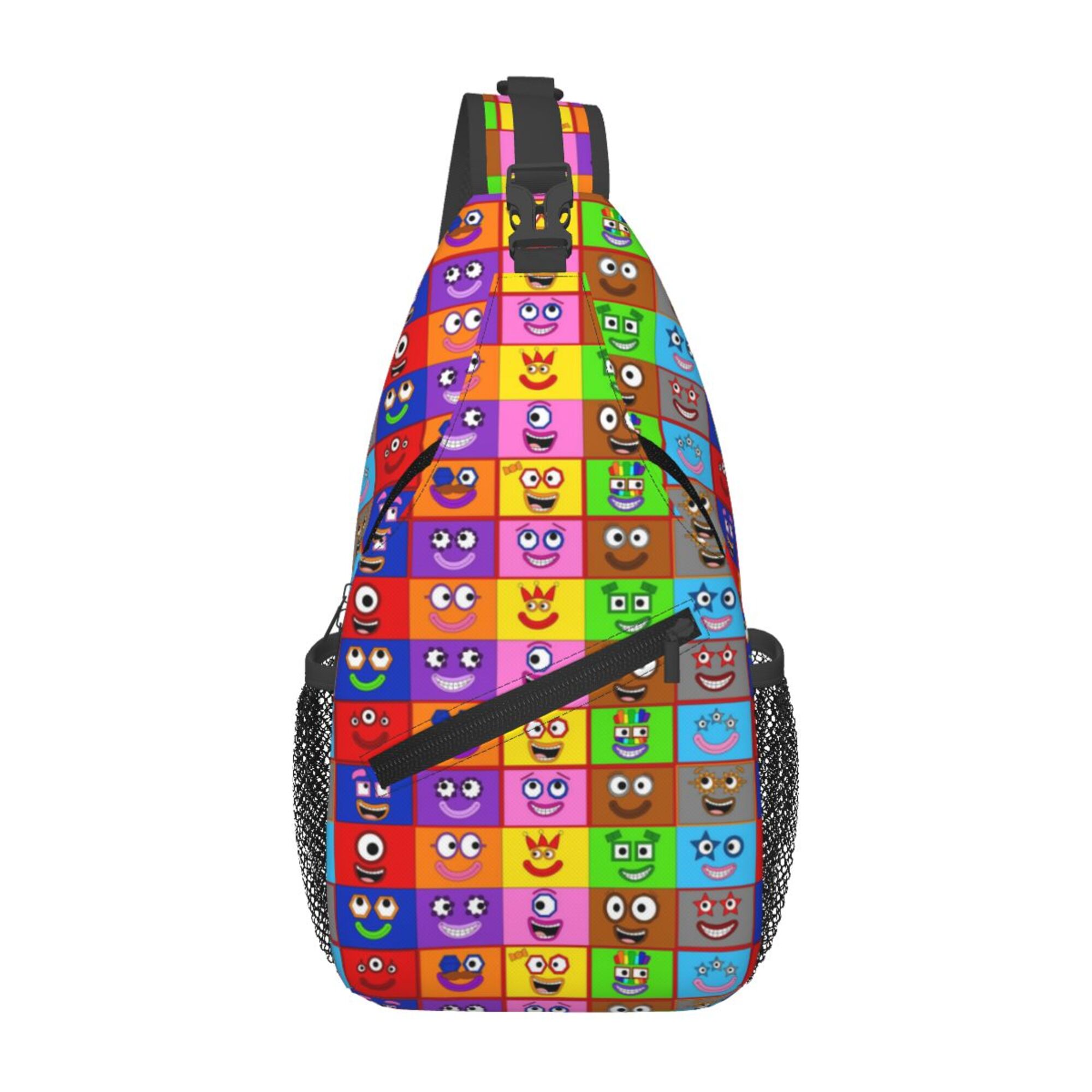 Numberblocks Sling Bag Crossbody Sling Backpack Chest Bag Daypack ...