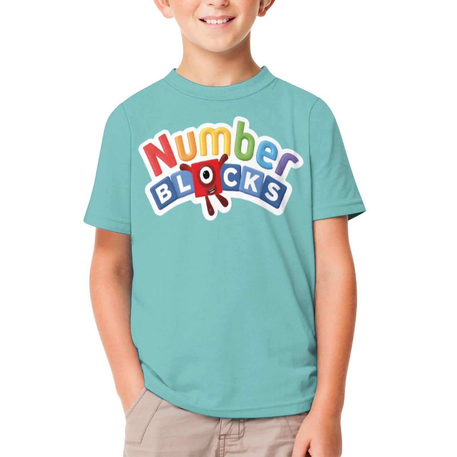 Numberblocks T-Shirt for Boys And Girls, Funny Short Sleeve Shirts for ...