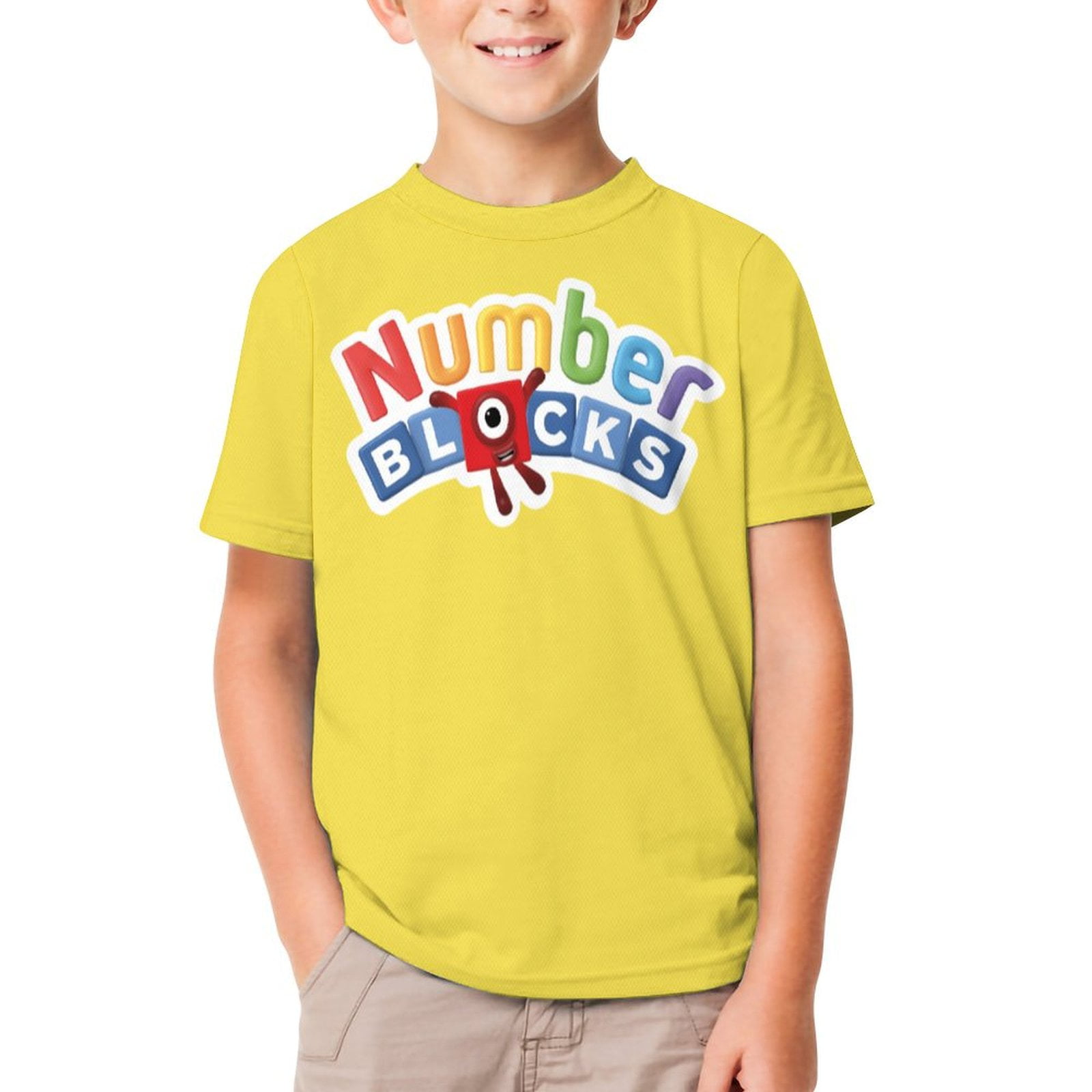 Numberblocks T-Shirt for Boys And Girls, Funny Short Sleeve Shirts for ...