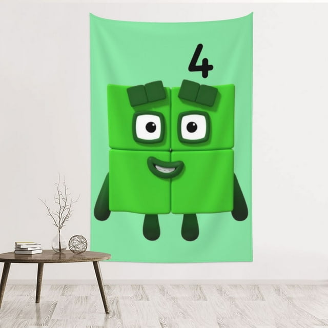 Numberblocks Tapestry Wall Hanging Home Decoration Wall Blanket ...