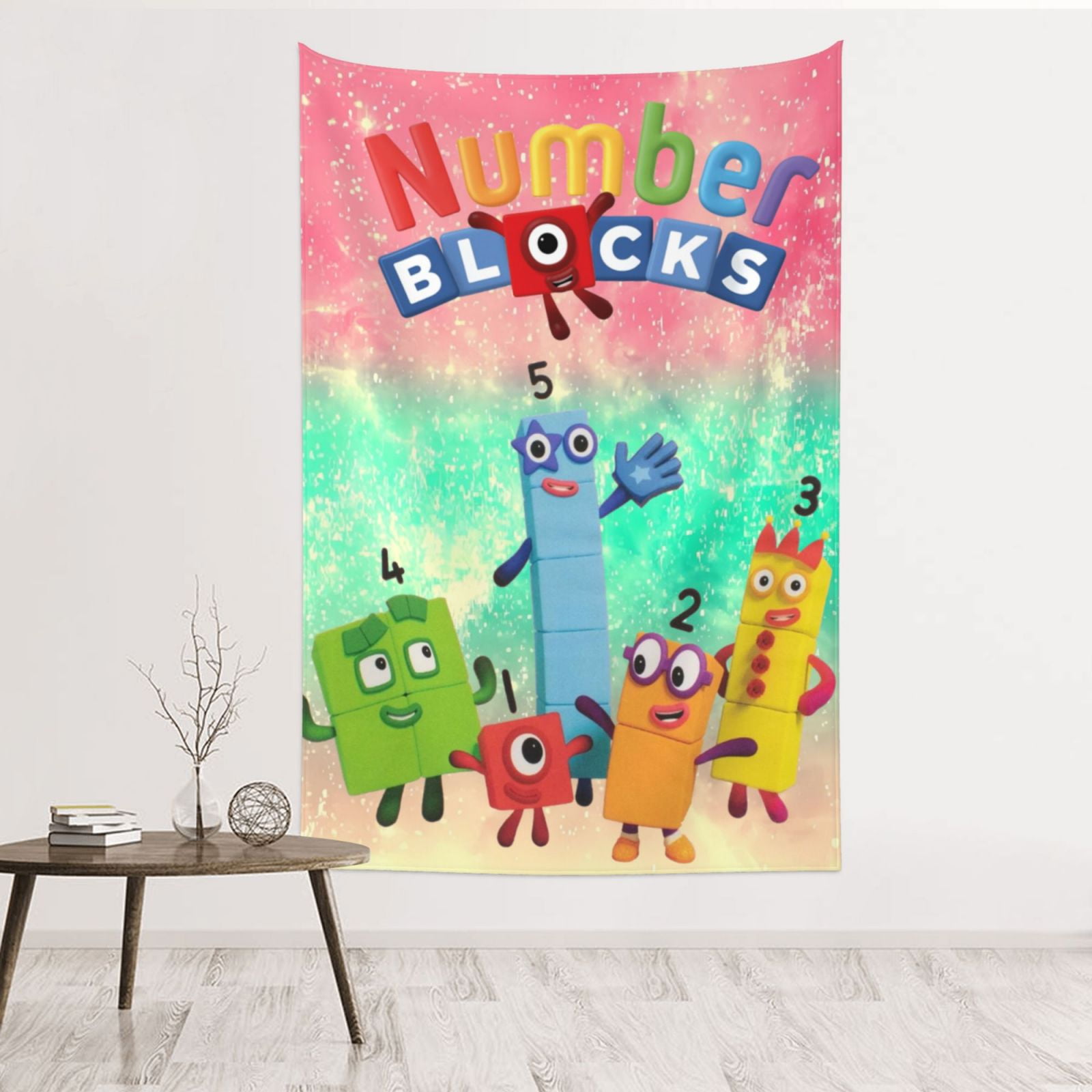 Numberblocks Tapestry Wall Hanging Home Decoration Wall Blanket ...