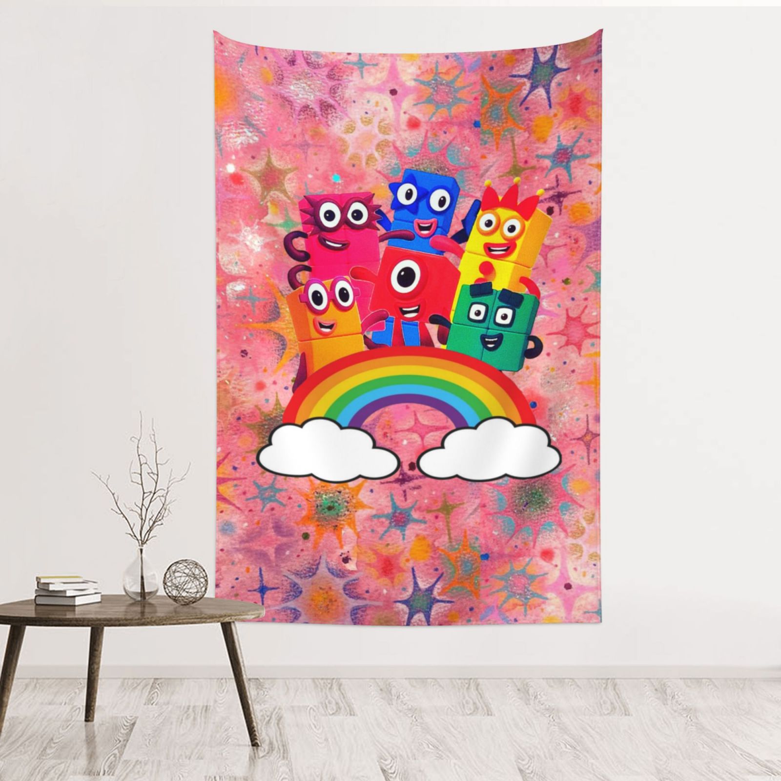 Numberblocks Tapestry Wall Hanging Home Decoration Wall Blanket ...