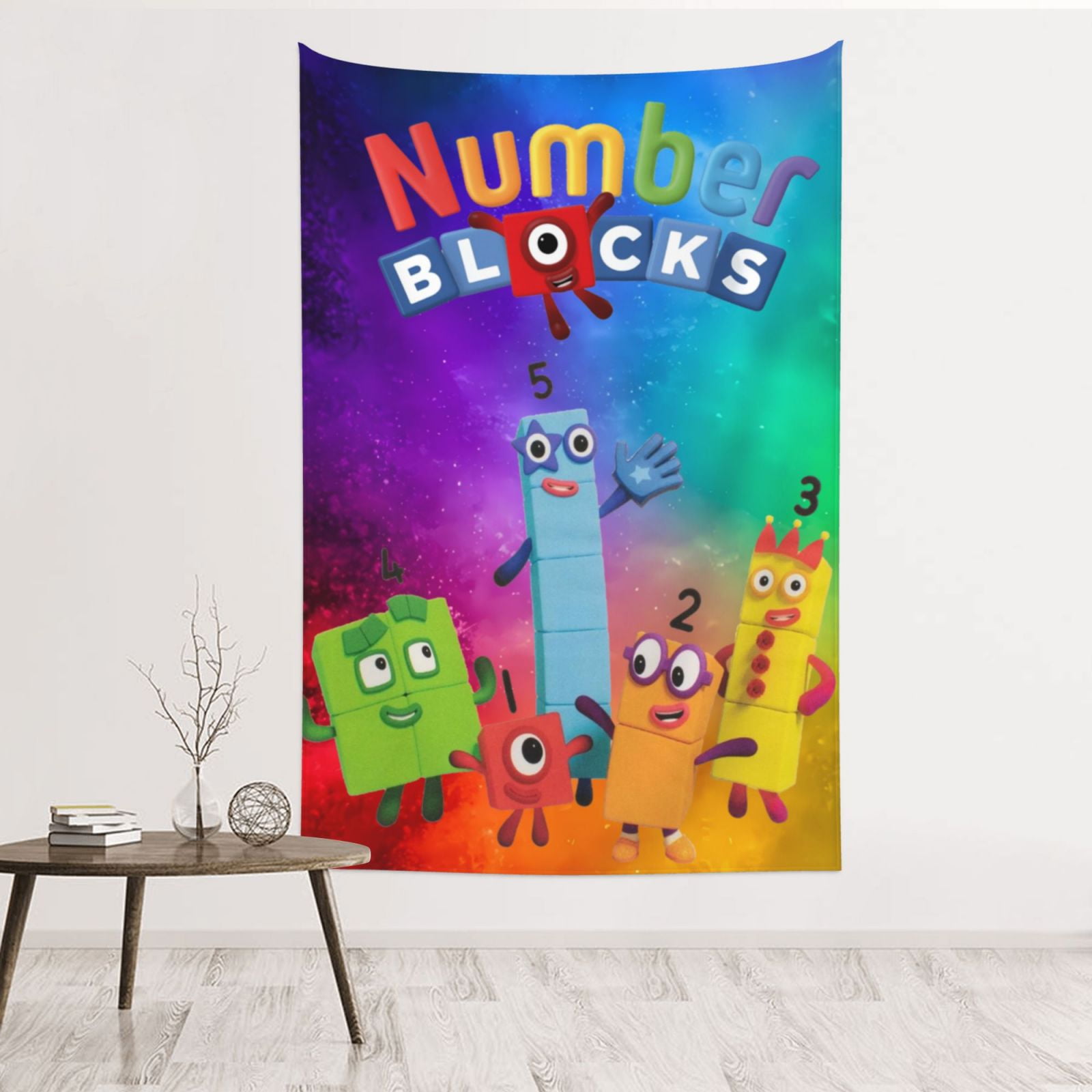 Numberblocks Tapestry Wall Hanging Home Decoration Wall Blanket ...