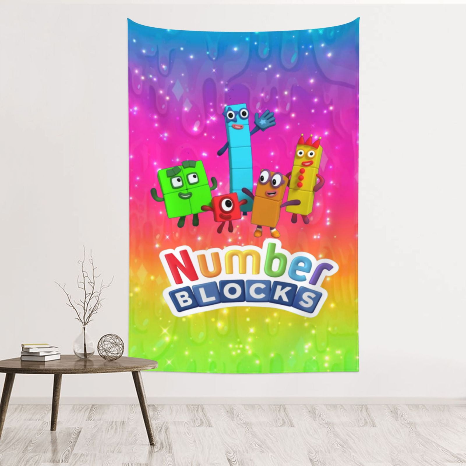Numberblocks Tapestry Wall Hanging Home Decoration Wall Blanket ...