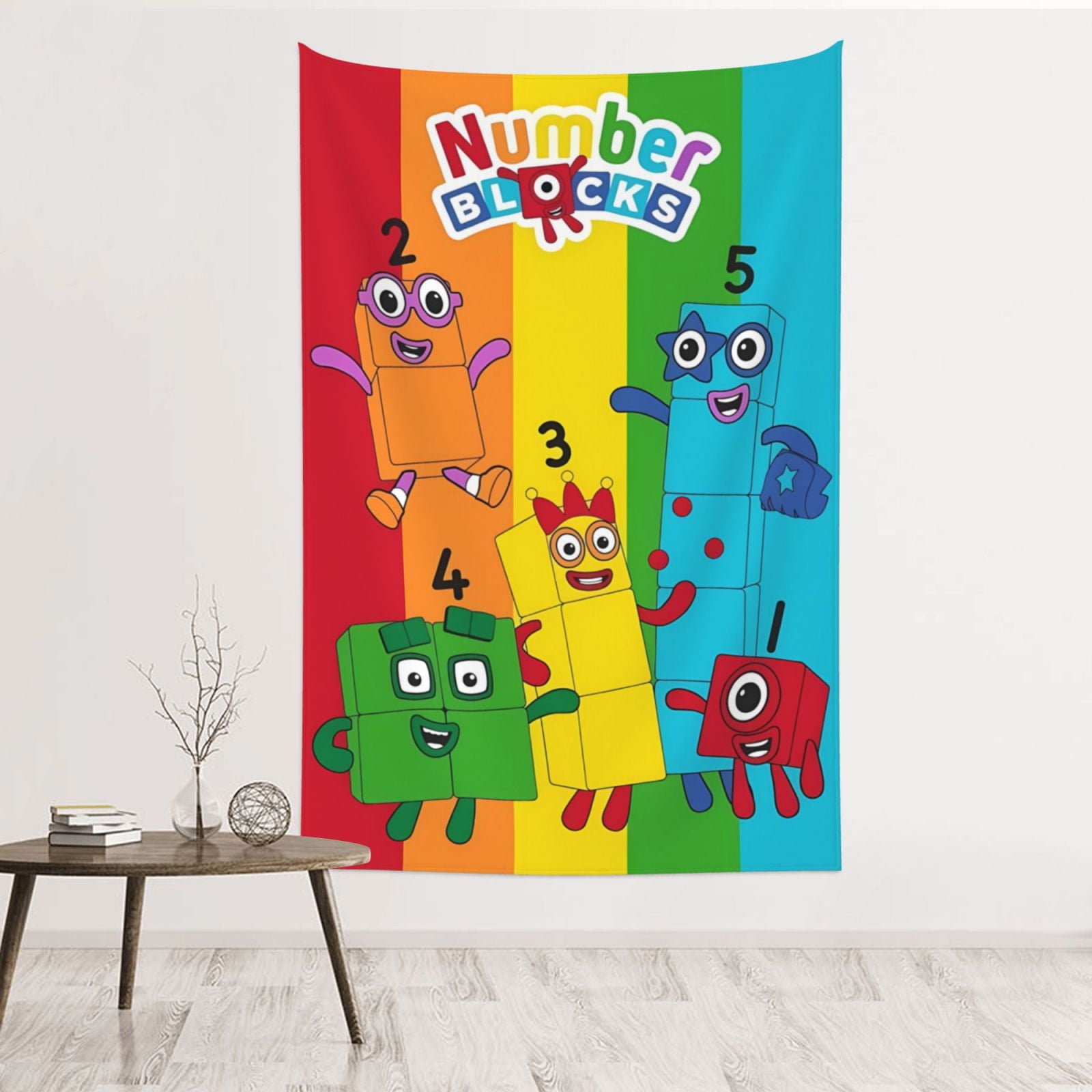 Numberblocks Tapestry Wall Hanging Home Decoration Wall Blanket ...