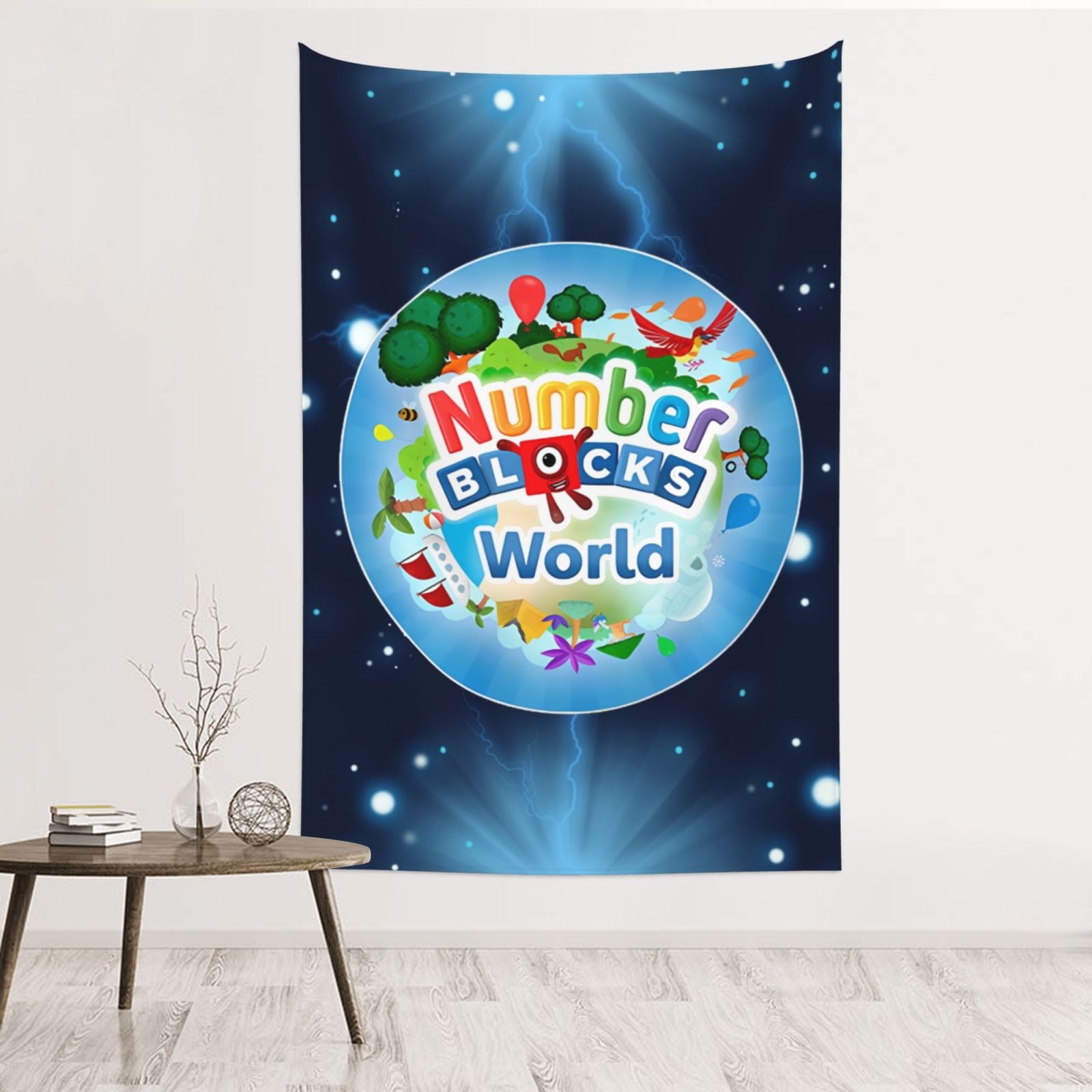 Numberblocks Tapestry Wall Hanging Home Decoration Wall Blanket ...