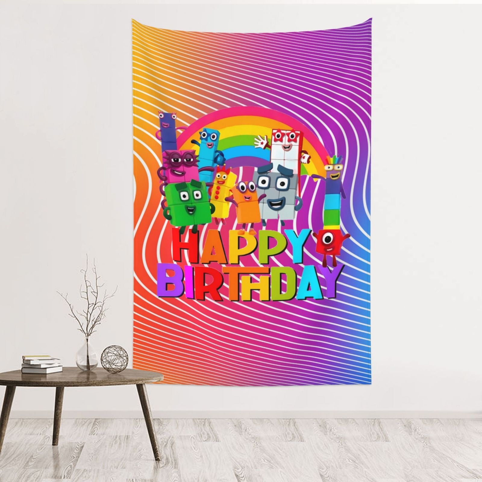 Numberblocks Tapestry Wall Hanging Home Decoration Wall Blanket ...