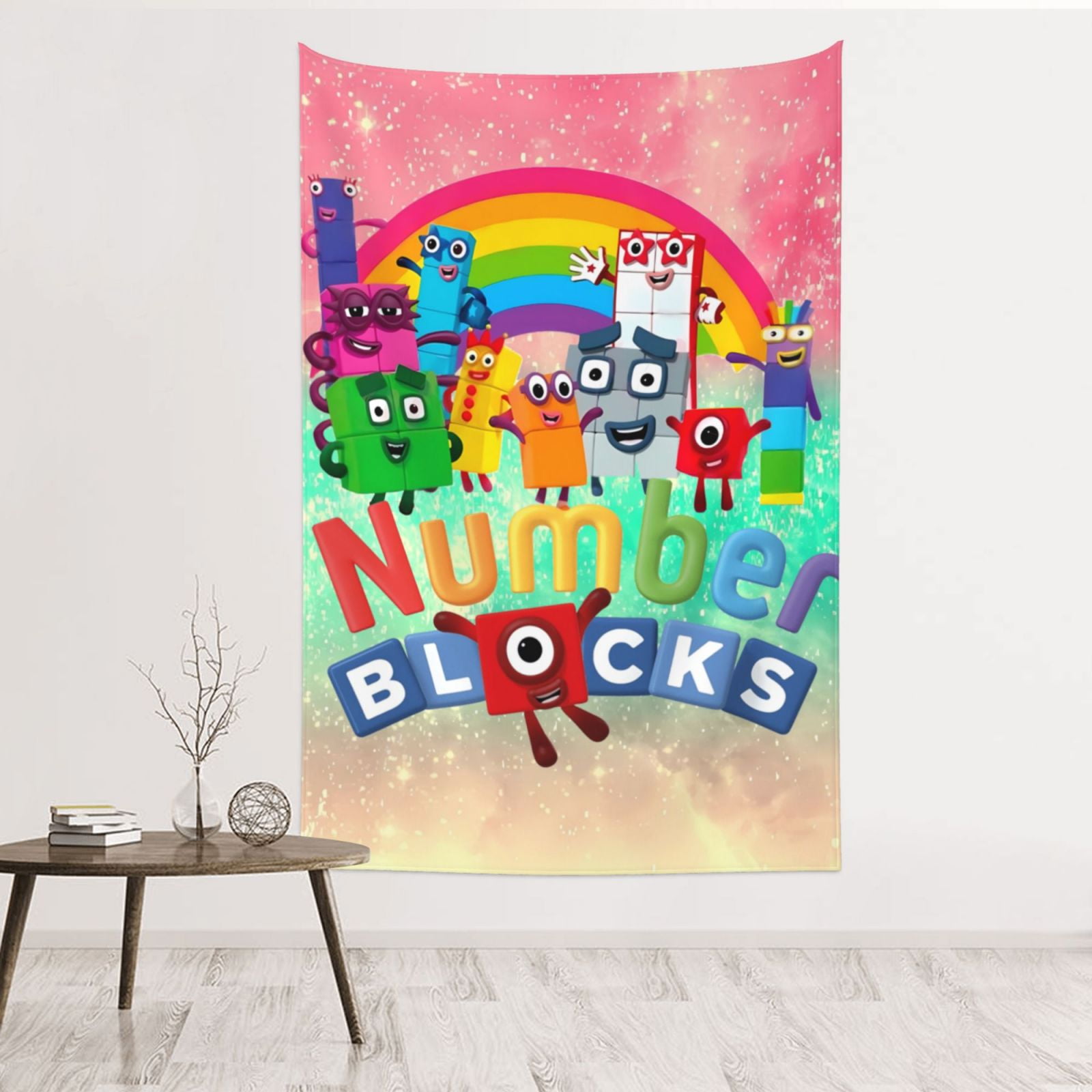 Numberblocks Tapestry Wall Hanging Home Decoration Wall Blanket ...