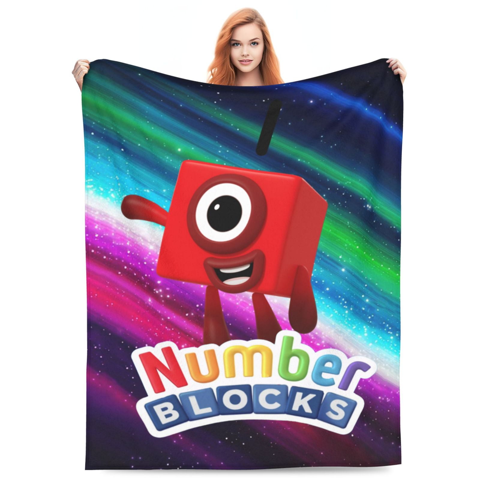 Numberblocks Throw Blanket Couch Bed Sofa Soft Lightweight Warm Cozy ...