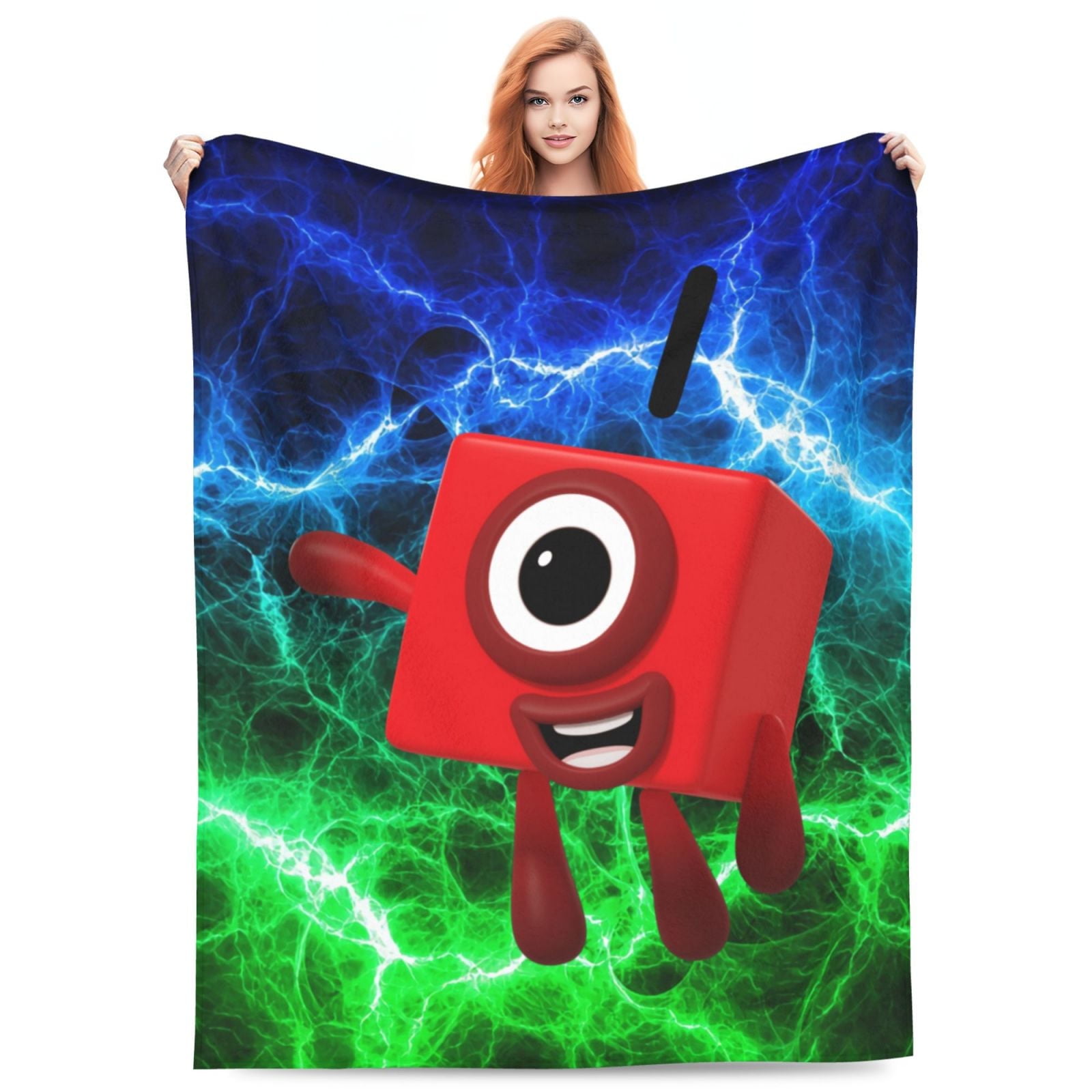 Numberblocks Throw Blanket Couch Bed Sofa Soft Lightweight Warm Cozy ...