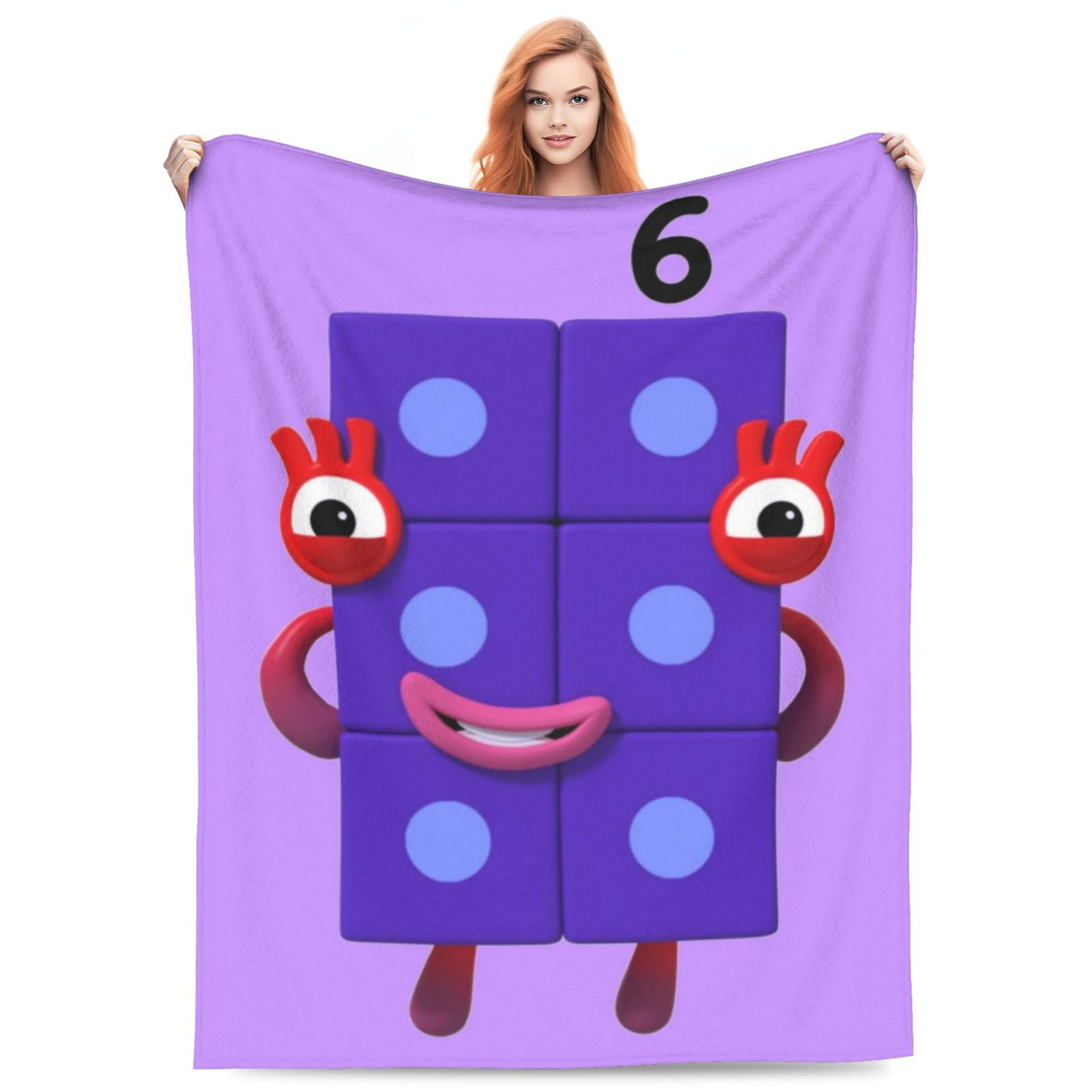 Numberblocks Throw Blanket Couch Bed Sofa Soft Lightweight Warm Cozy ...