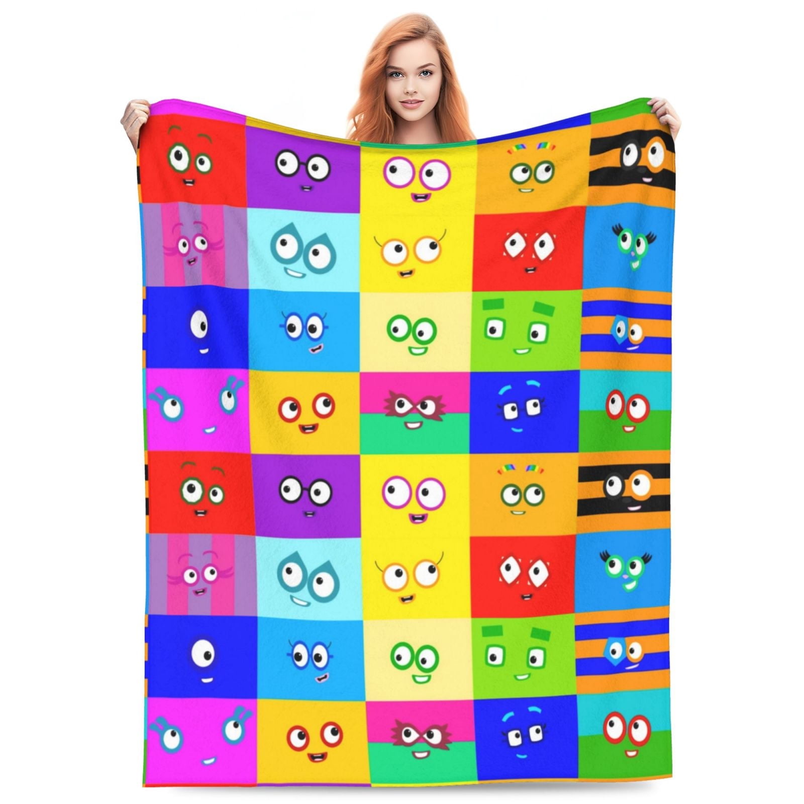 Numberblocks Throw Blanket Couch Bed Sofa Soft Lightweight Warm Cozy ...