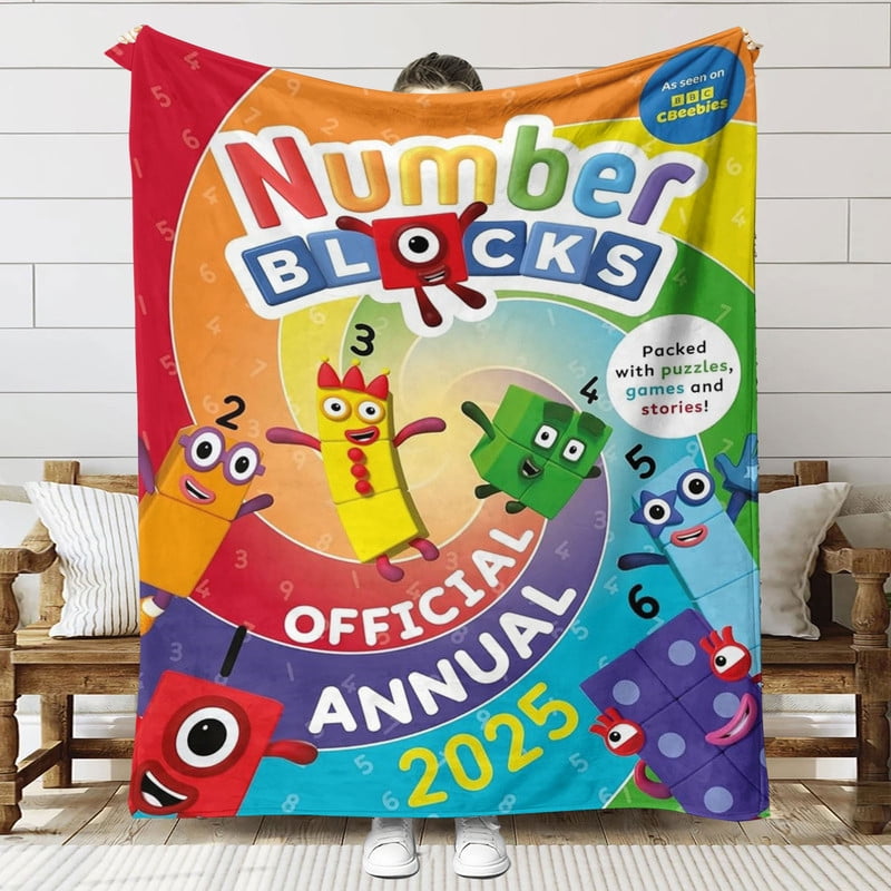 Numberblocks Throw Blanket Gifts for Fans Lover Girls Boys Women ...