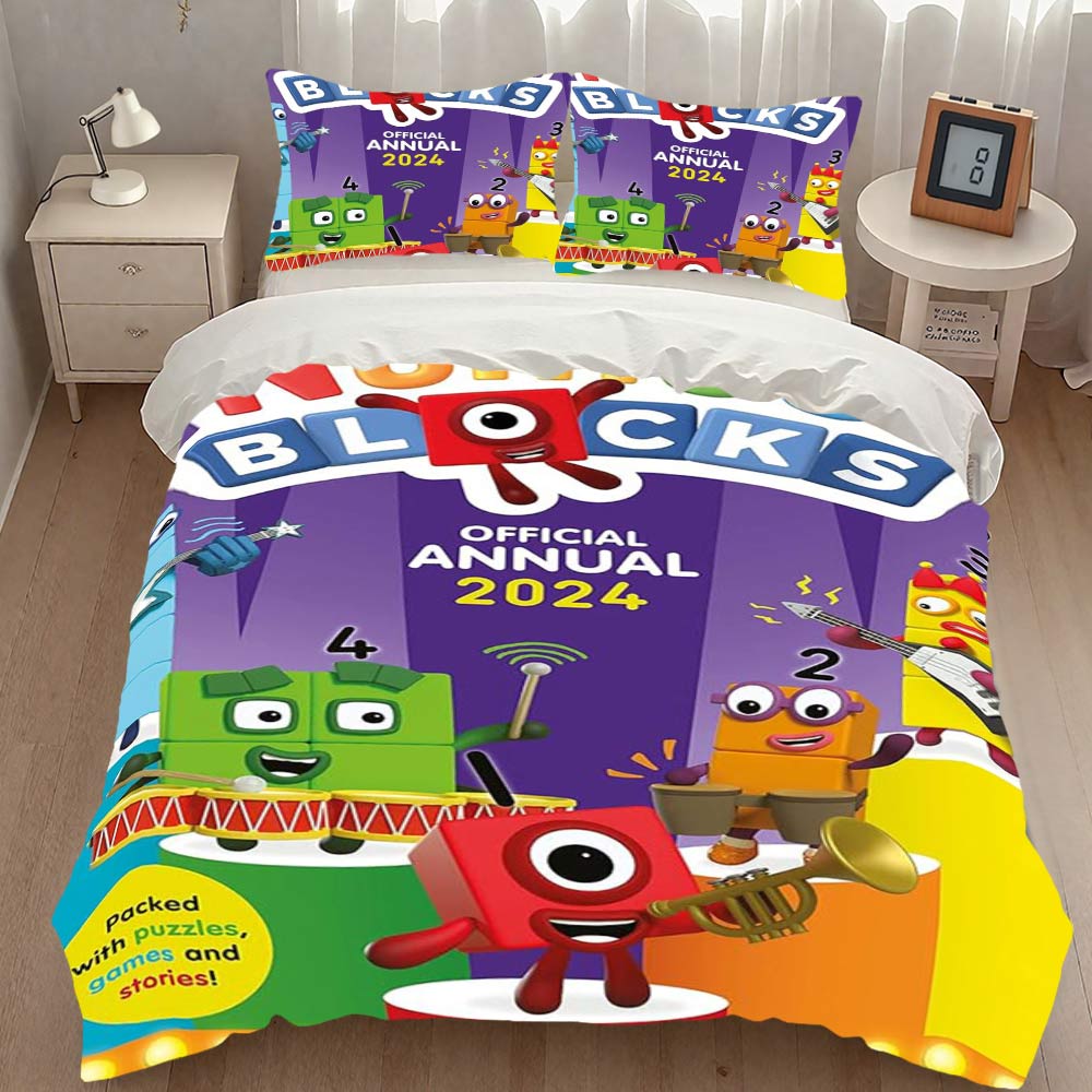 Numberblocks Toddler Bedding Set Child Sheet Comforter Pillow Gifts ...
