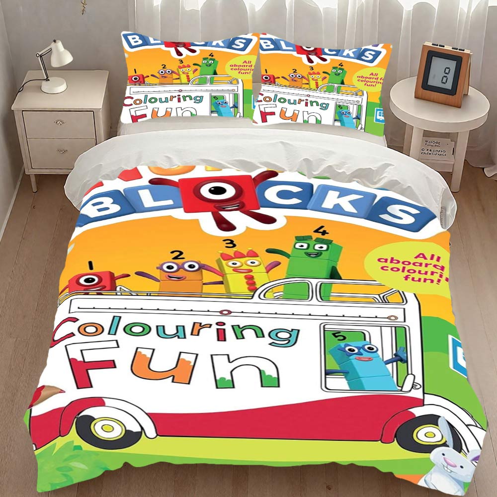 Numberblocks Toddler Bedding Set Gifts Child Sheet Comforter Girls Boys ...