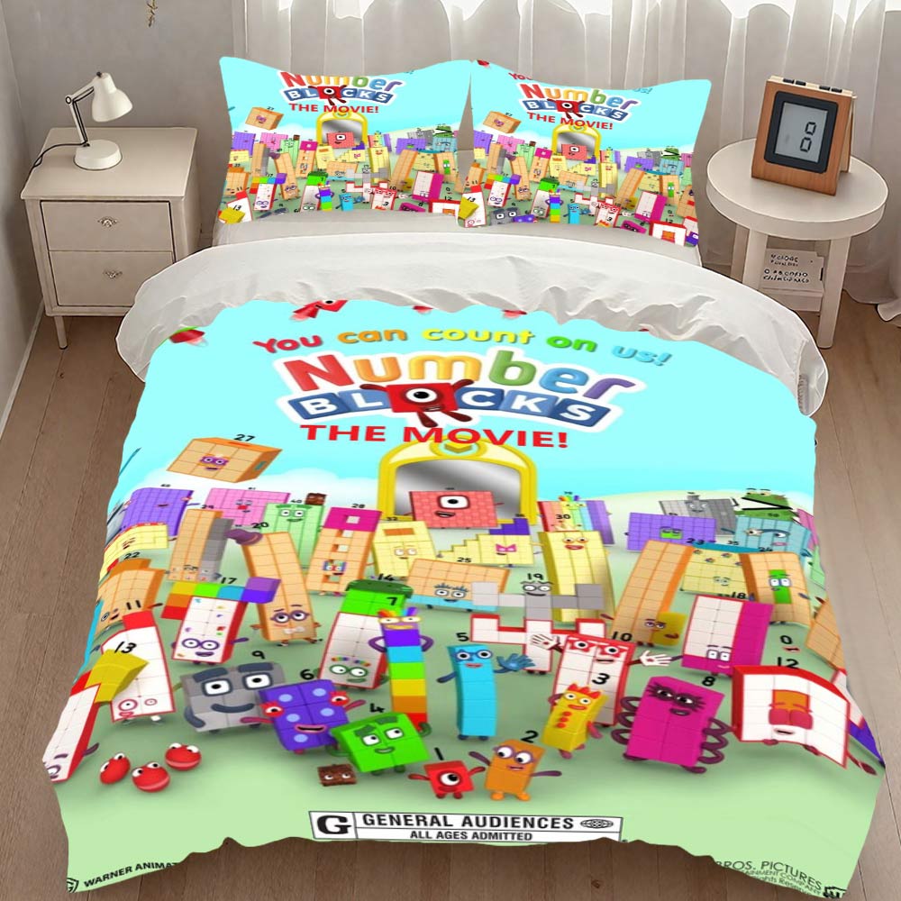 Numberblocks Toddler Bedding Set for Girls Boys Child Sheet Comforter ...