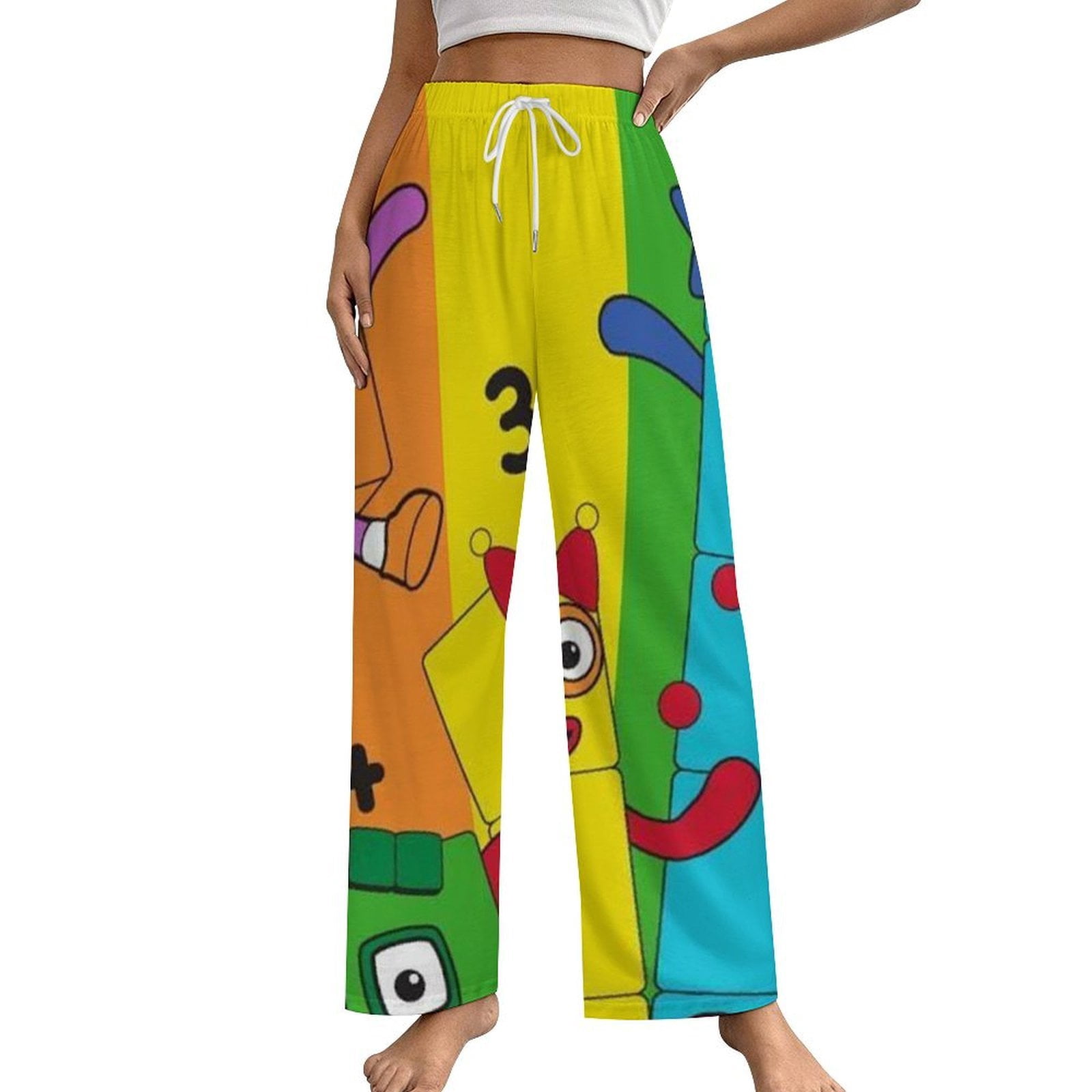 Numberblocks Women Pajama Pants Causal Comfy Lounge Sleep Bottoms Loose ...