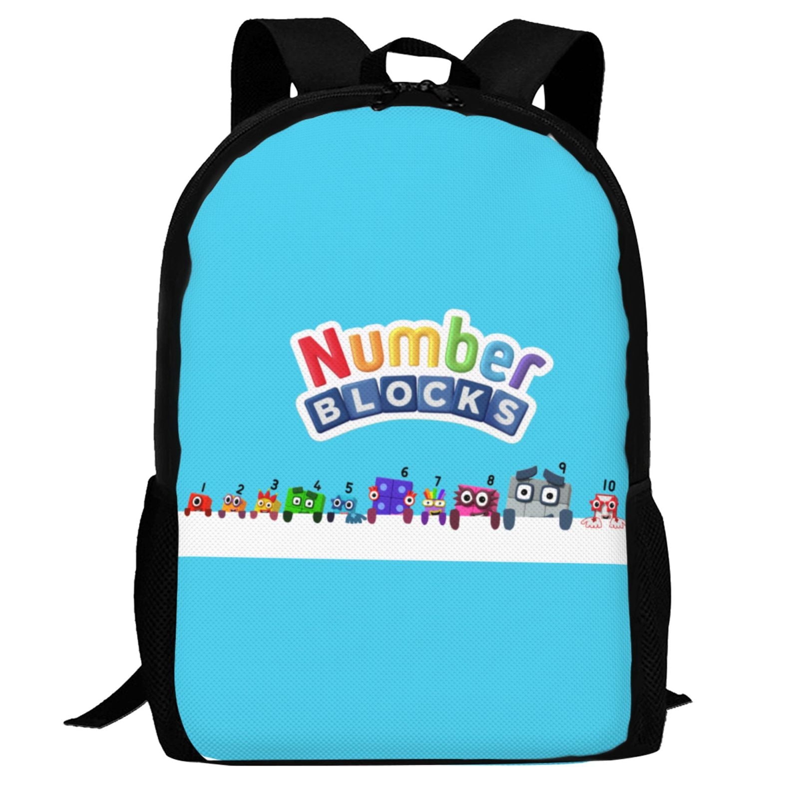 Numberblocks backpack, 3D print laptop backpack lightweight casual ...
