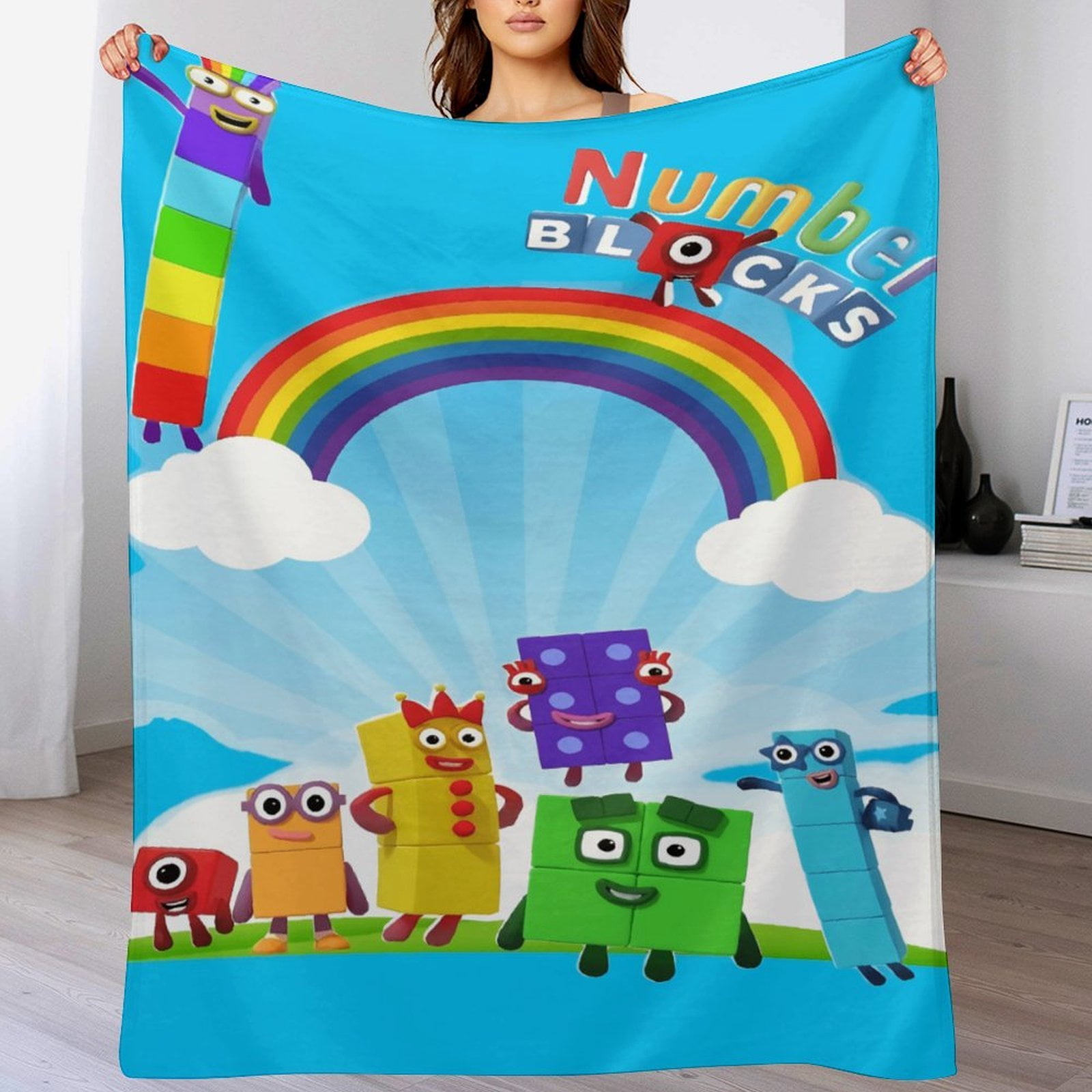 Numberblocks comfortable warm and soft Christmas blanket perfect for ...