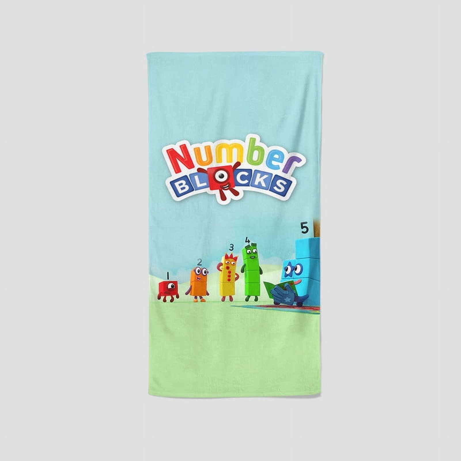 Numberblocks's has designed a one-of-a-kind towel, making it an ...