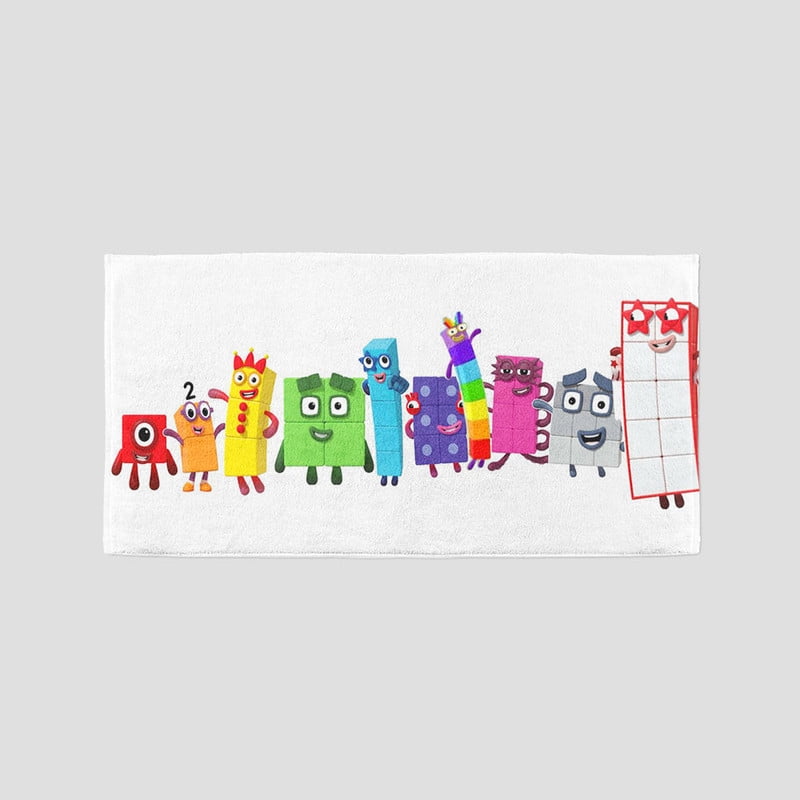 Numberblocks's's towel, with its unique design, is an ideal gift for ...