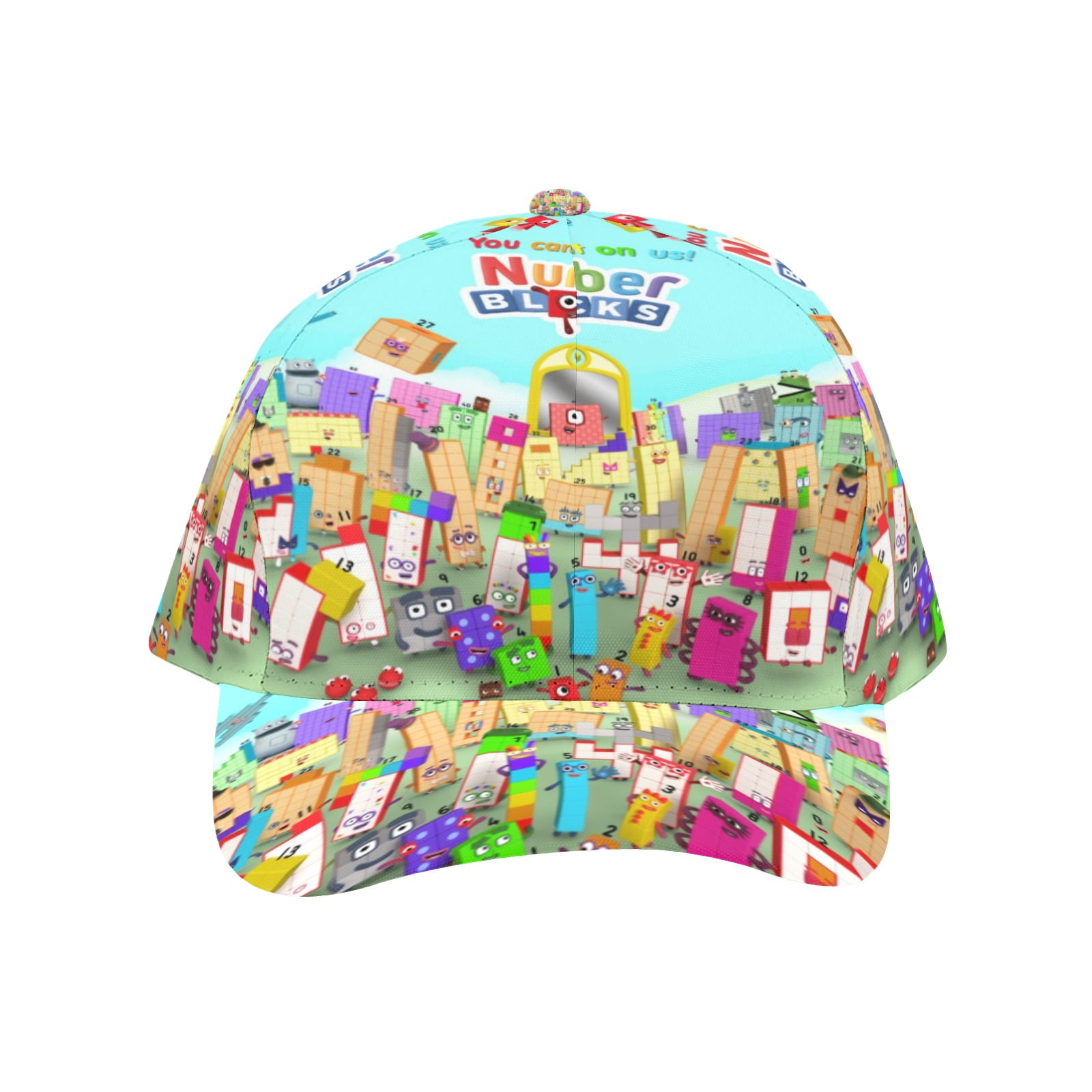 Numberblocks-theme Baseball Cap For Men, Women & Kids, Classic Flat ...
