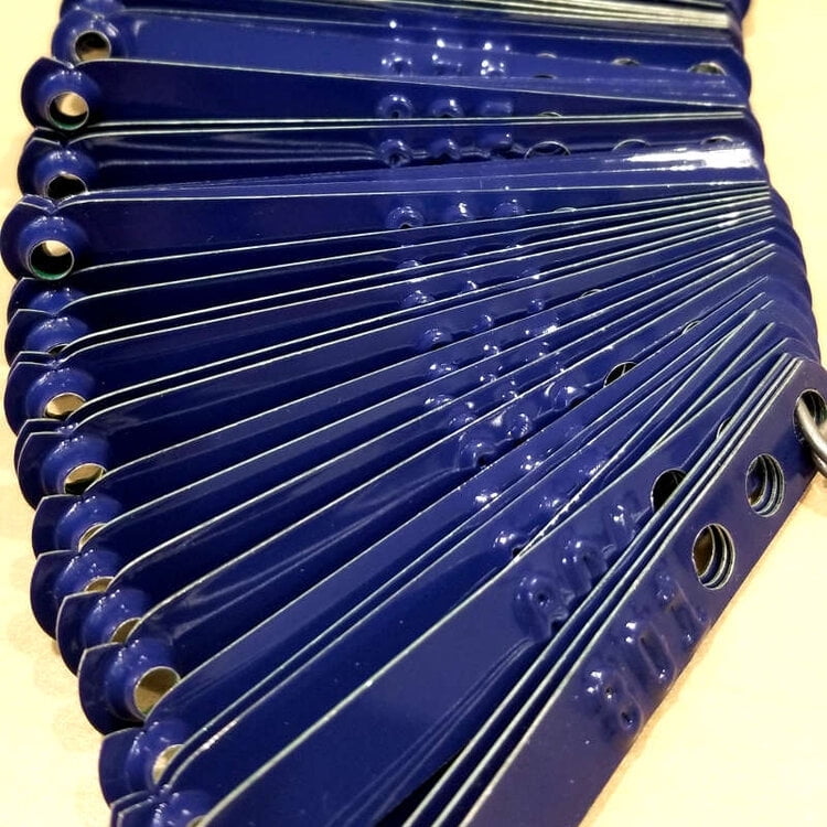 Pinnon Hatch Farms Numbered Blue Leg Bands 1000 Pieces - Walmart.com