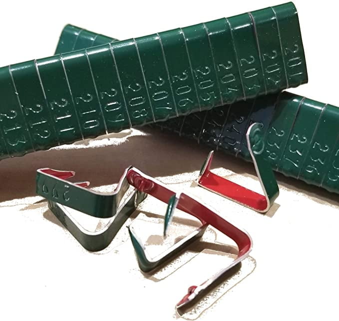 Pinnon Hatch Farms Numbered Green Jiffy Wing Bands 500 Pieces - Walmart.com