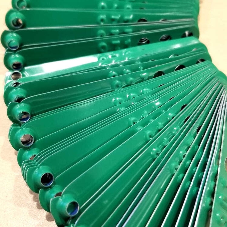 Pinnon Hatch Farms Numbered Green Leg Bands 600 Pieces - Walmart.com