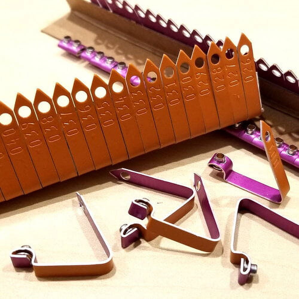 Numbered Orange Zip Wing Bands 1000Pcs - Walmart.com