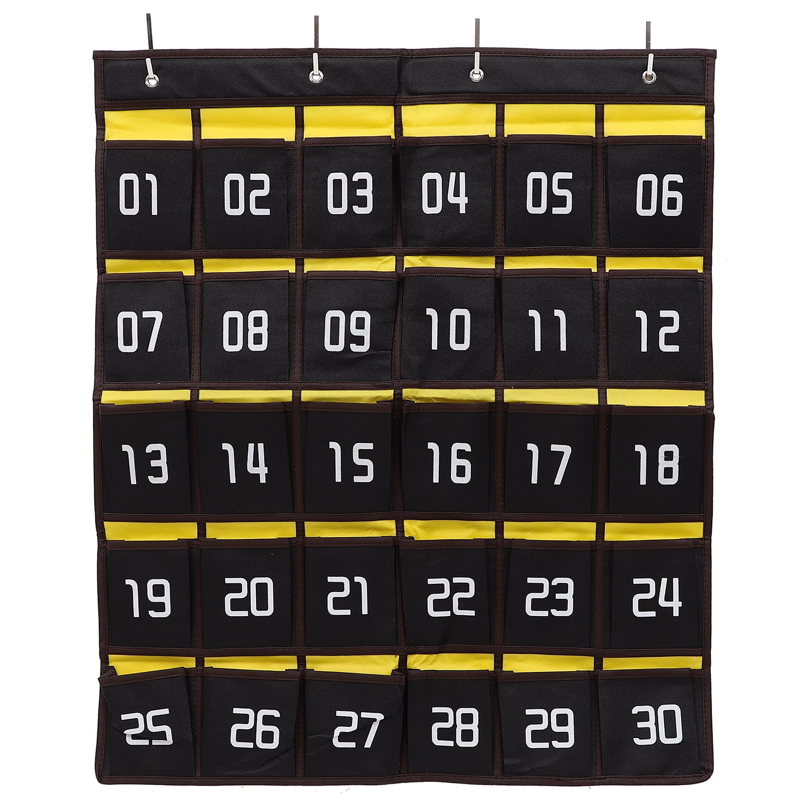 Numbered Phone Organizer Classroom Pocket School Supply for Office ...
