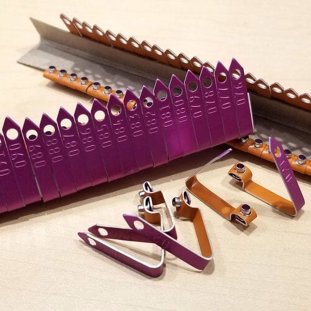 Numbered Purple Zip Wing Bands 900Pcs - Walmart.com