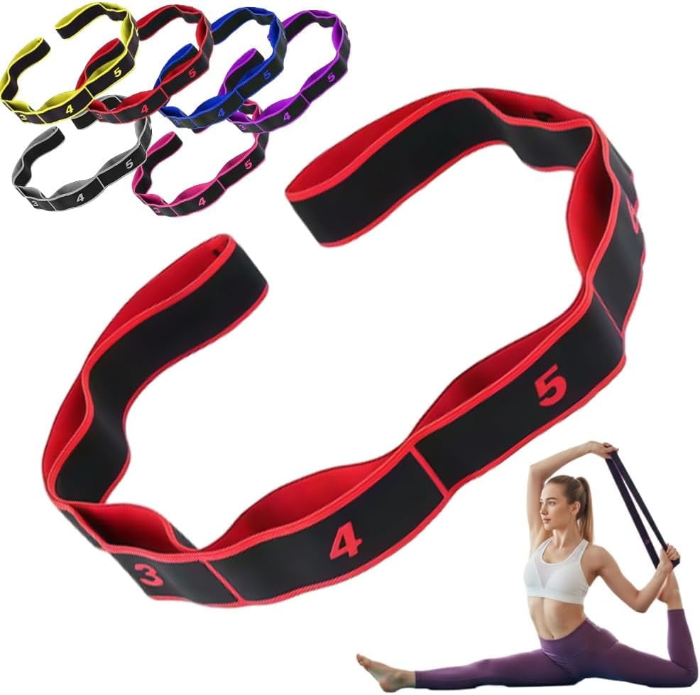 Numbered Resistance Band, 8-Section Dance Stretching Belt, Fitness ...